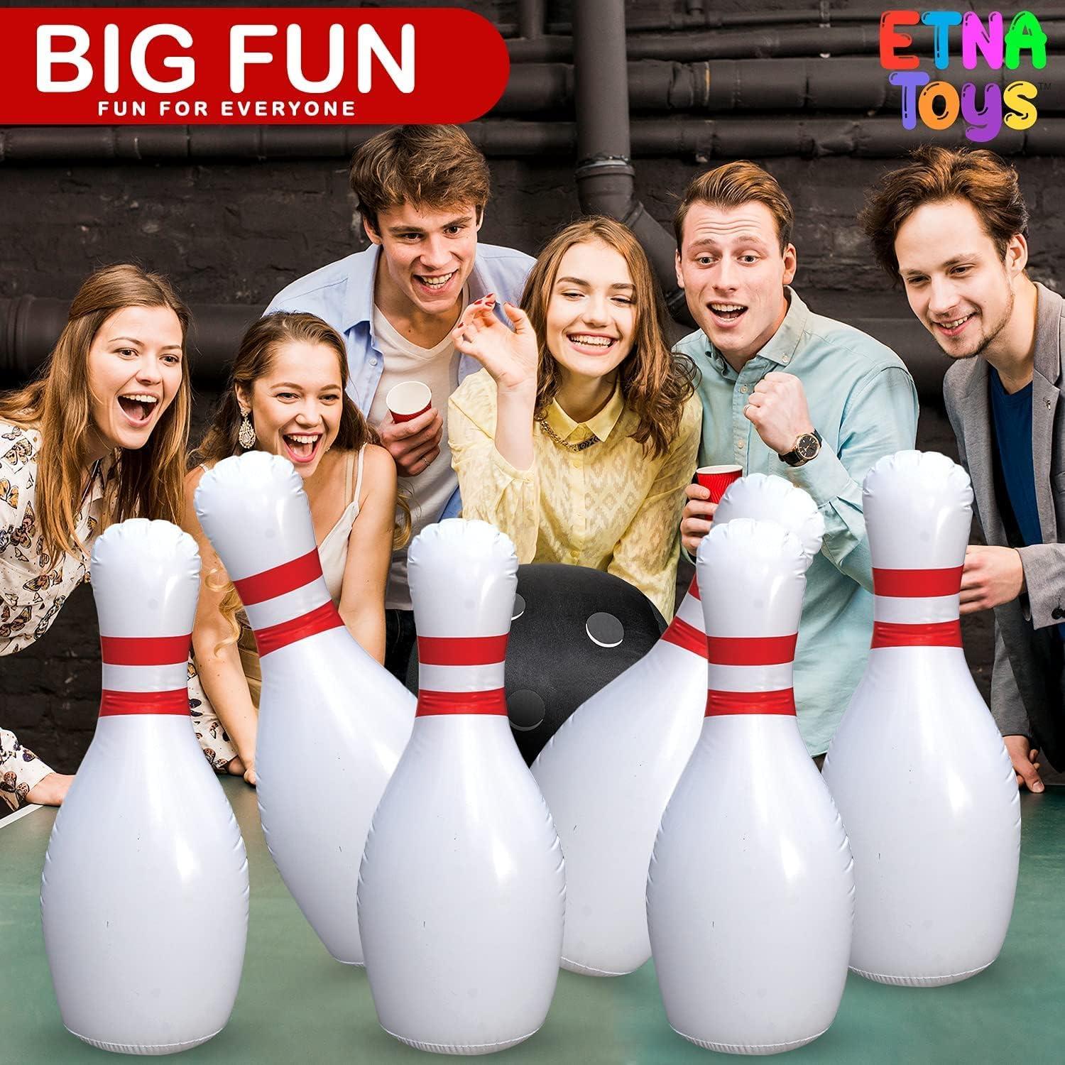 Etna Giant Inflatable Bowling Set - Fun Outdoor Game for Kids and ...