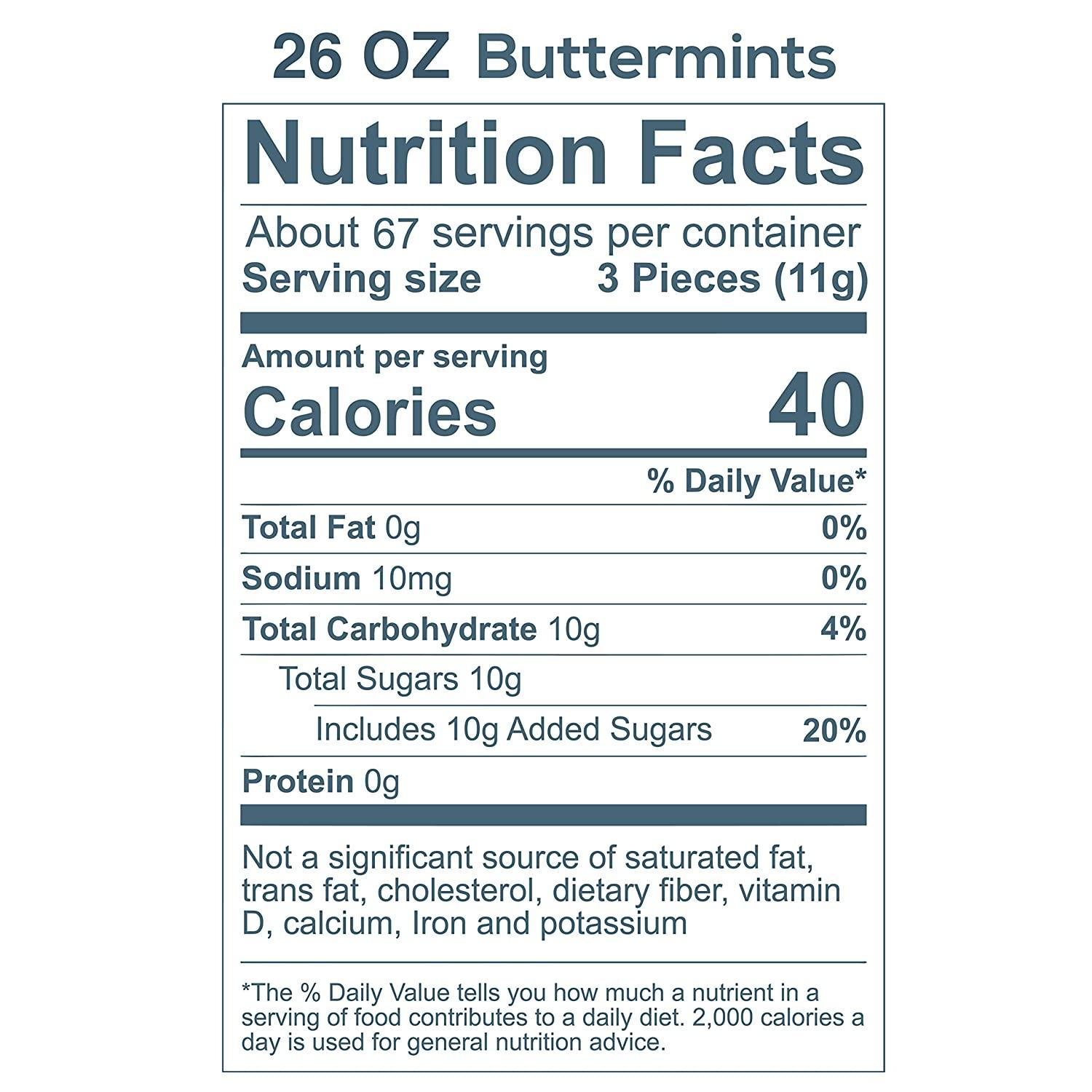 Hospitality Mints Buttermints - Individually Wrapped with Thank You ...