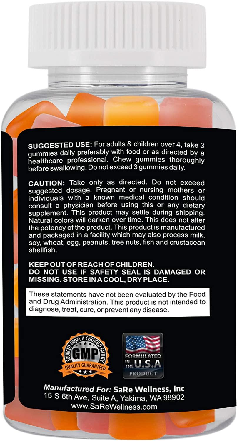 CLINICAL DAILY Fiber Max Vegan High Fiber Gummies - Constipation Relief ...