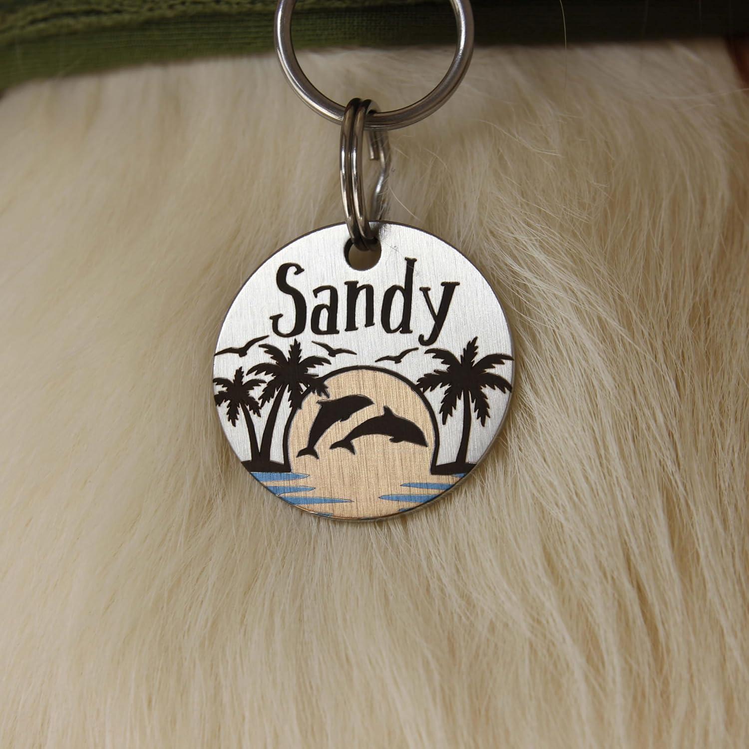 Personalized Stainless Steel Dog Tags with Engraving - Custom Animal ...