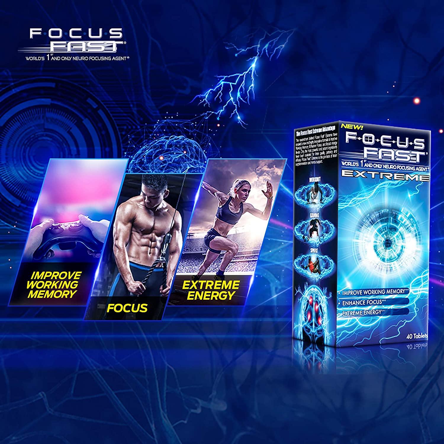 Focus Fast Extreme Brain Pill - Improve Memory, Increase Focus, Boost ...
