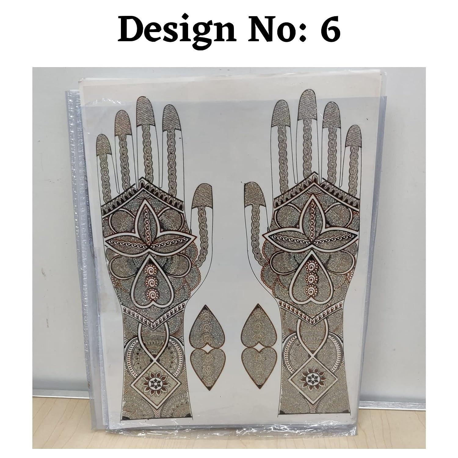 AtoZ India Cart Henna Mehendi Tattoo Instant Henna Tattoo Bridal ...