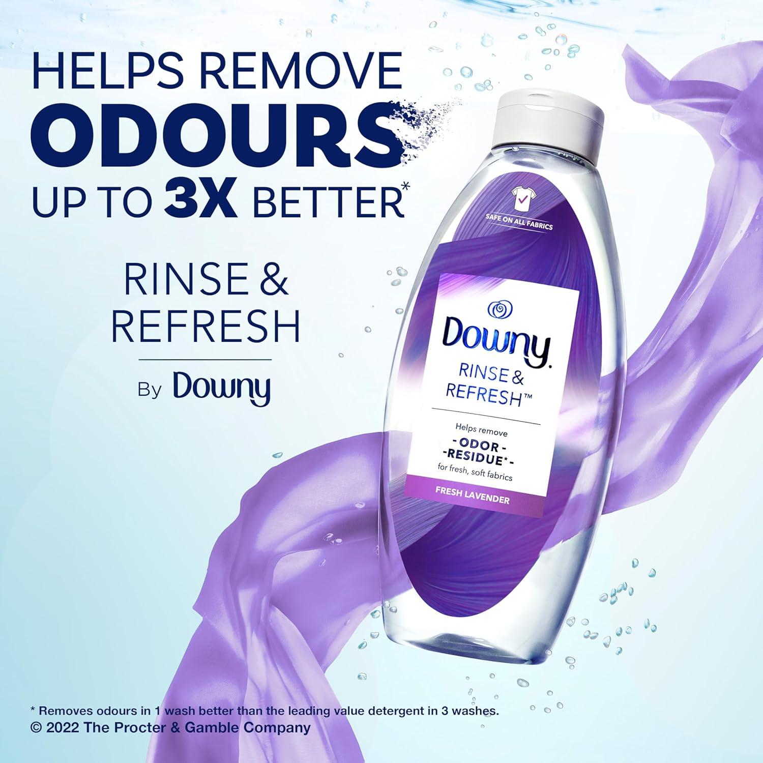 Downy RINSE & REFRESH Laundry Odor Remover and Fabric Softener Fresh ...