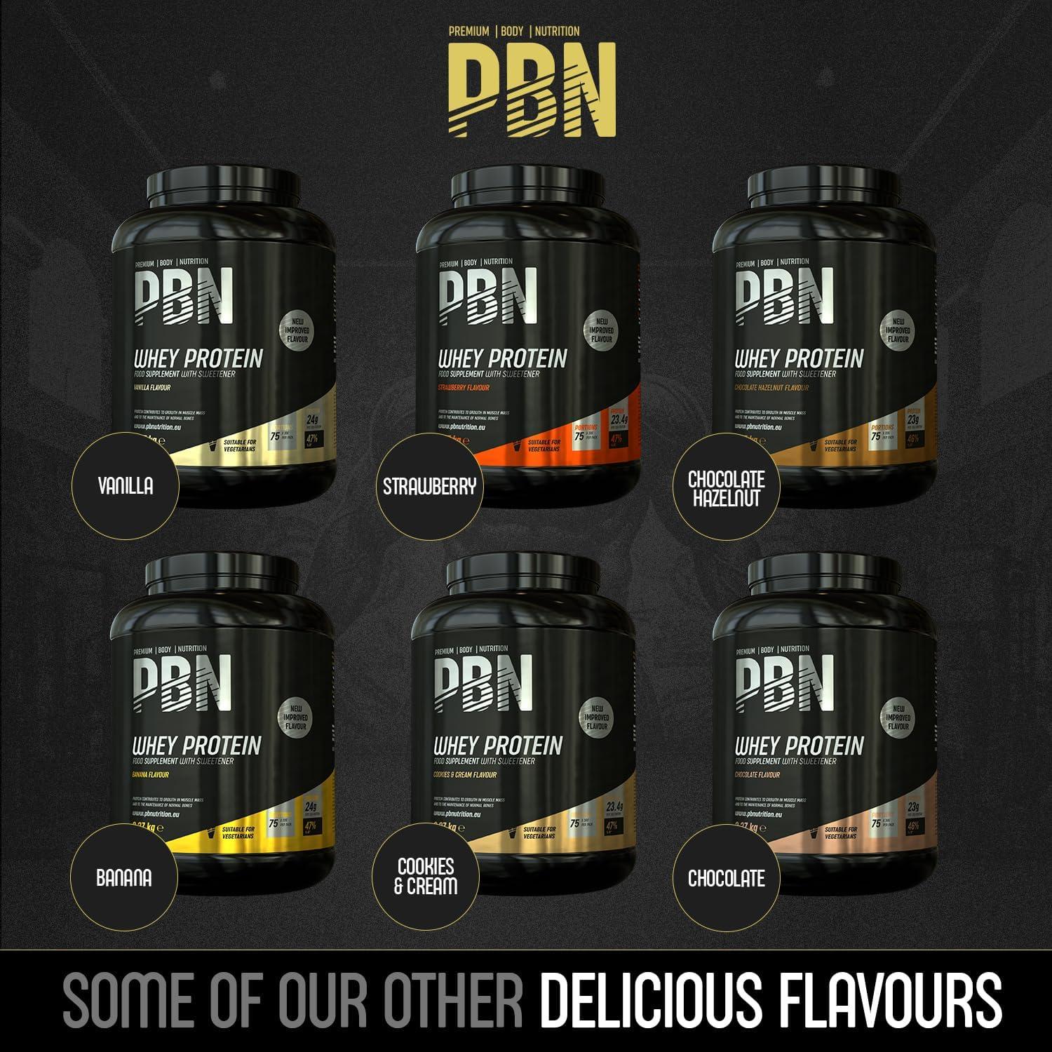 PBN Premium Body Nutrition Whey Protein 2.27kg Chocolate - New Improved ...