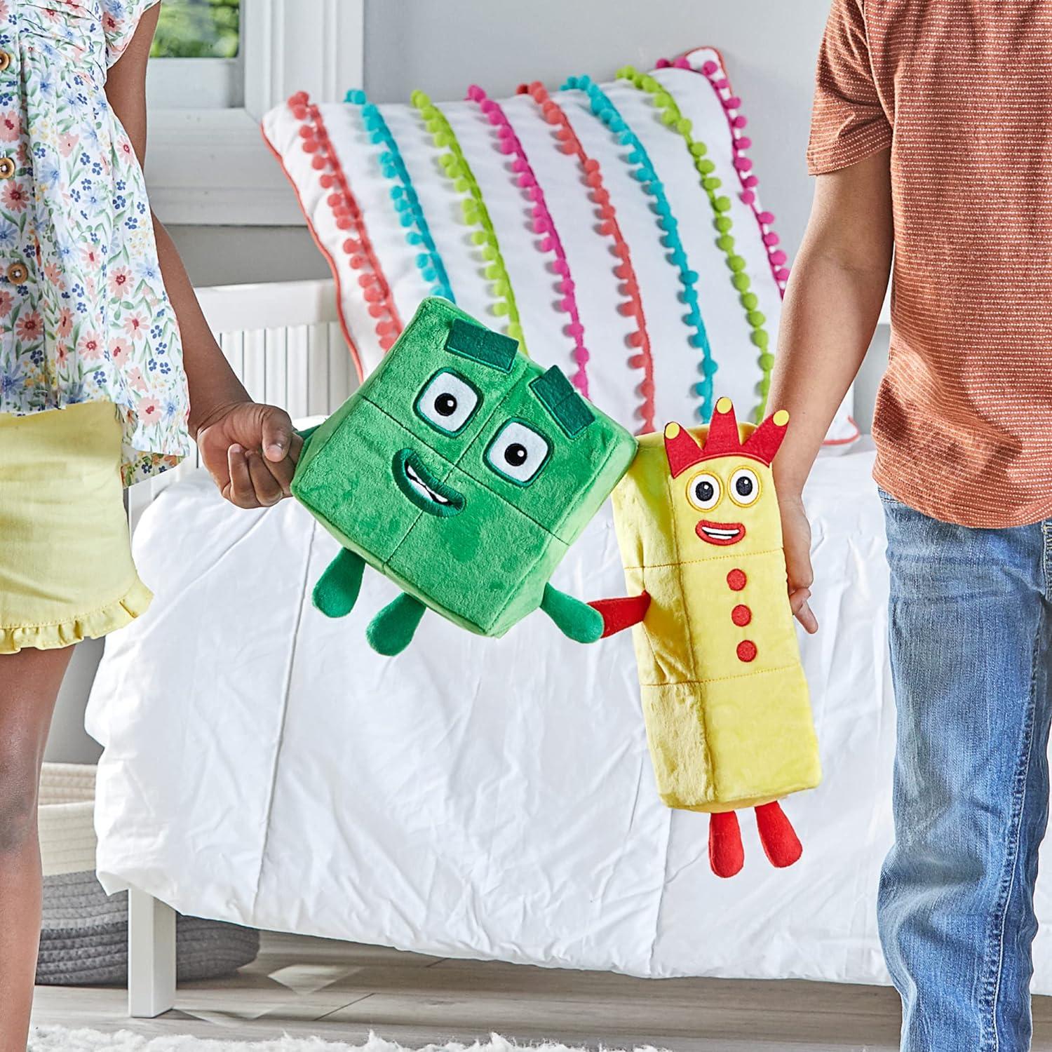 Numberblocks Three and Four Playful Pals Plush Toys for Toddlers 18 ...