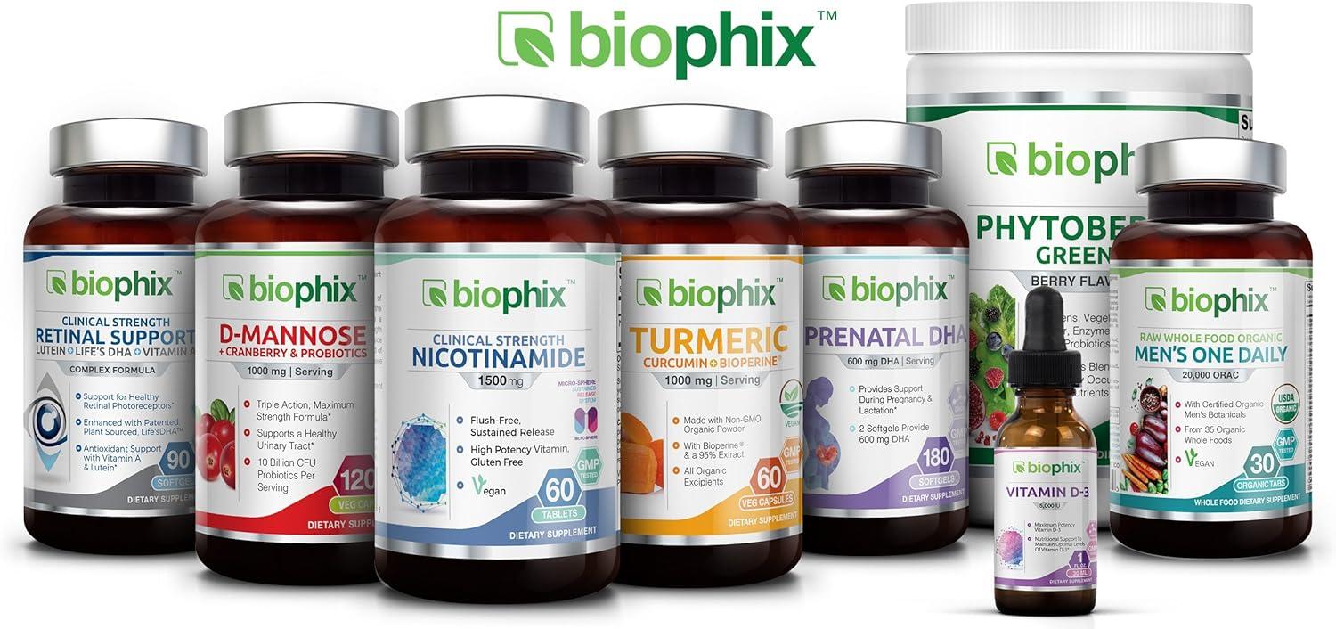 Biophix Pure Mannose Powder 2000mg - 3oz (85g) - Supports Urinary ...