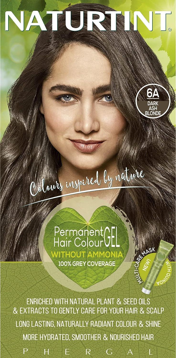 Naturtint Permanent Hair Color 6A Dark Ash Blonde - Ammonia-Free, Vegan, Cruelty-Free | Up to ...