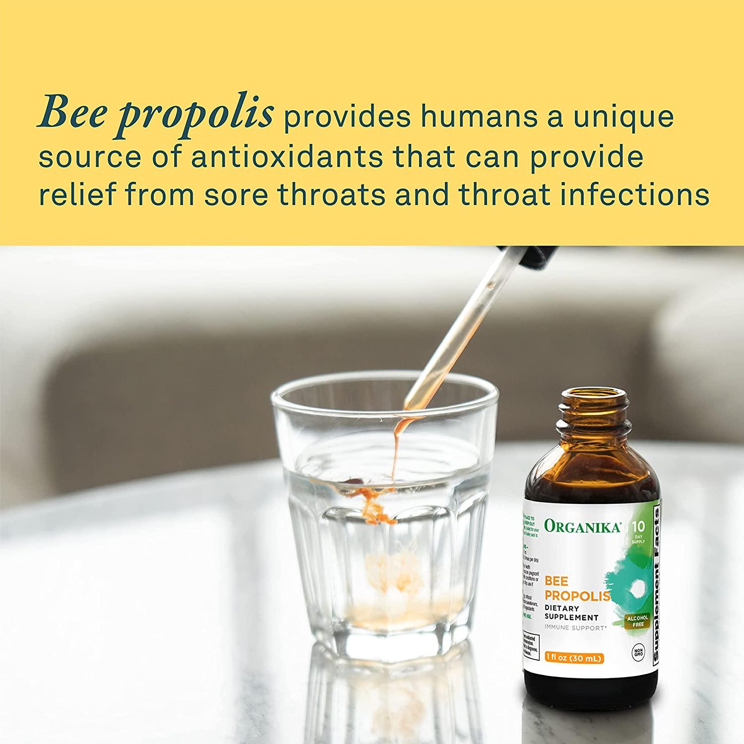 Organika Bee Propolis Liquid 30ml - Natural Immune Support & Sore ...