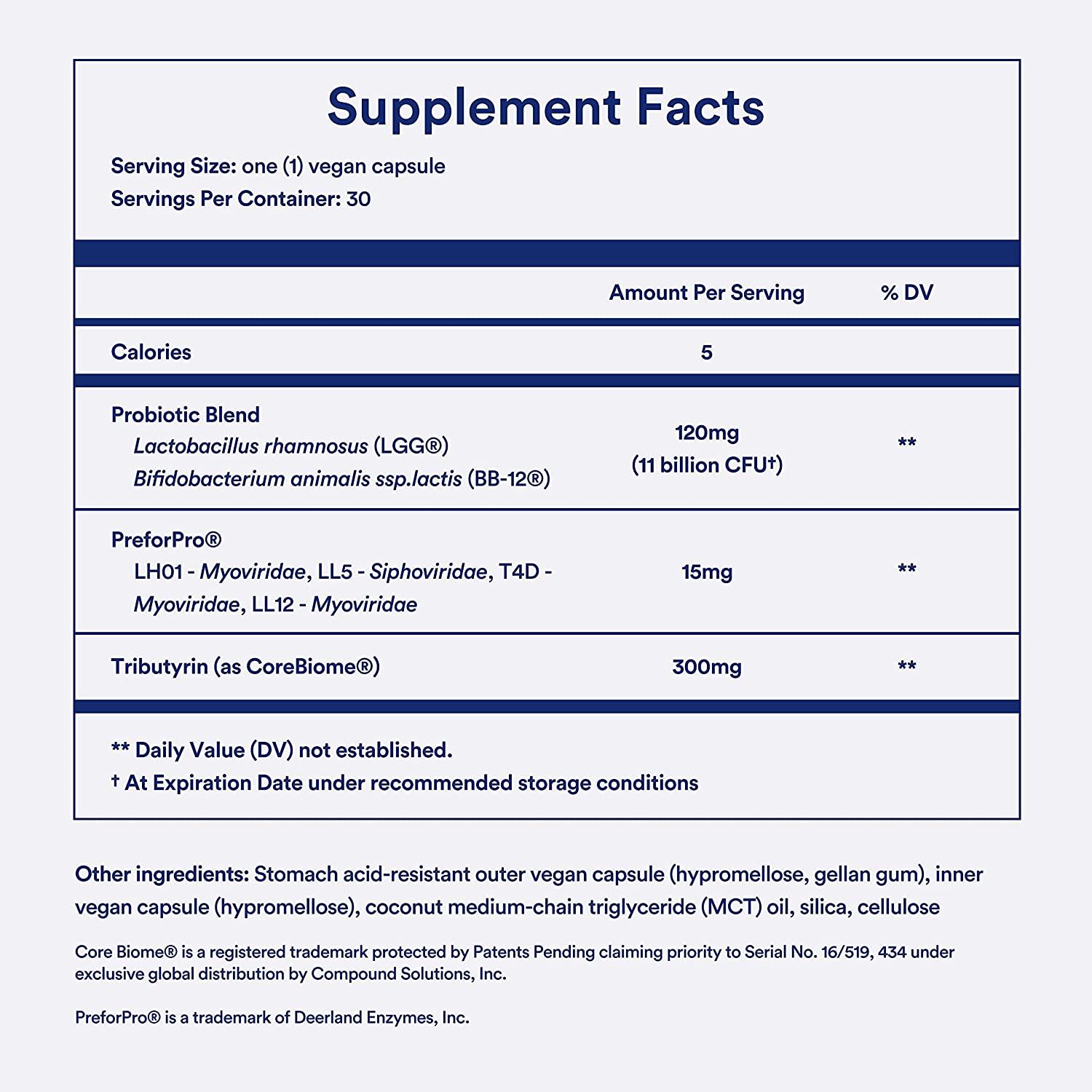 Ritual Synbiotic+ 30 Vegan Capsules - 3-in-1 Formula for Gut Health ...