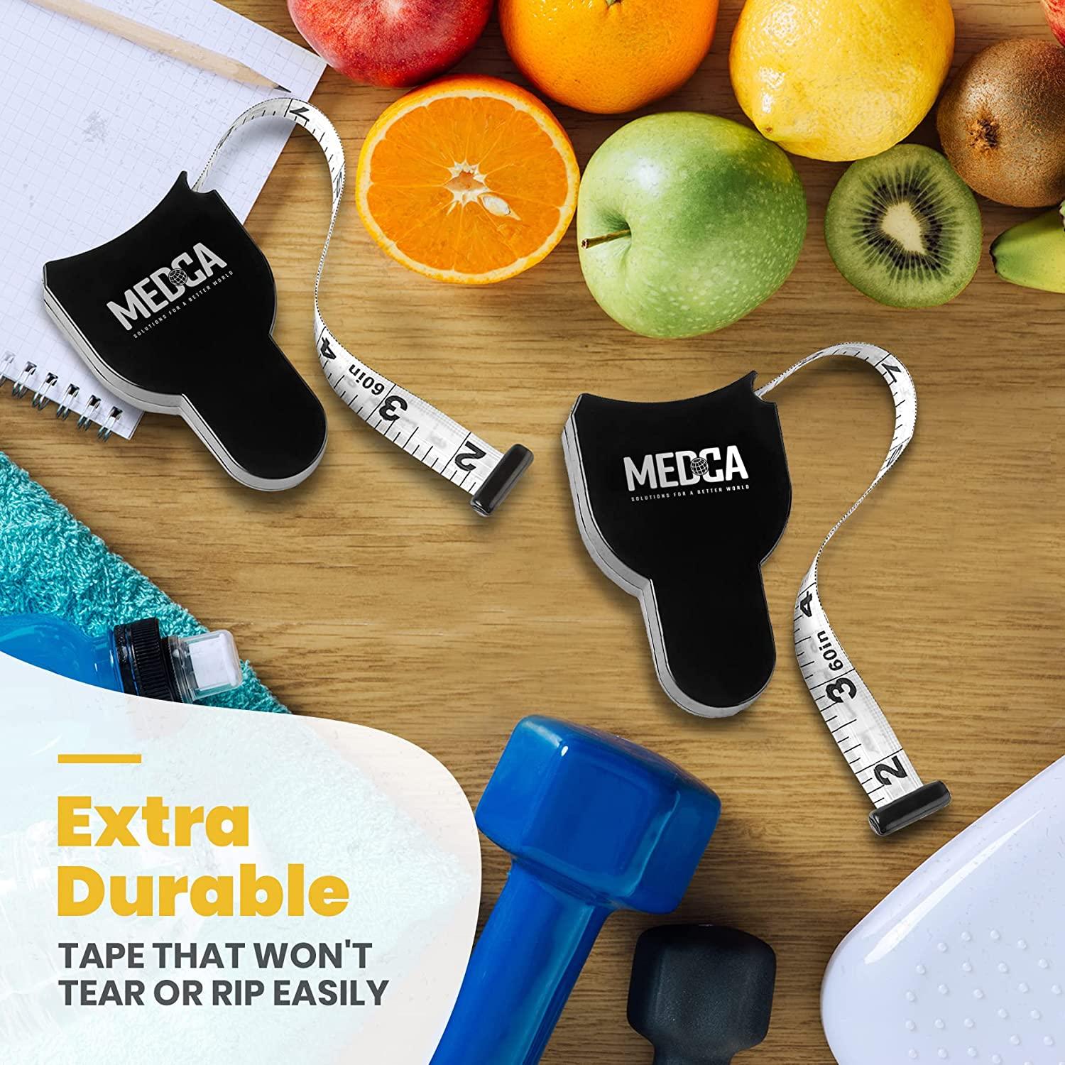 Body Tape Measure (2 Pack) - Retractable Measuring Tapes for Body & Fat ...