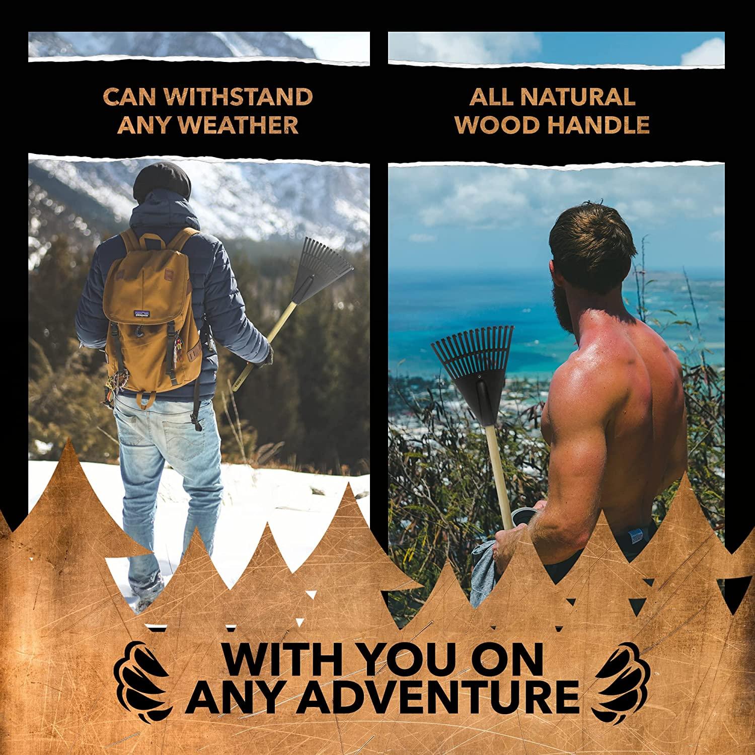 Oversized Rake Back Scratcher with 15 Prongs | Ergonomic Design for Men ...