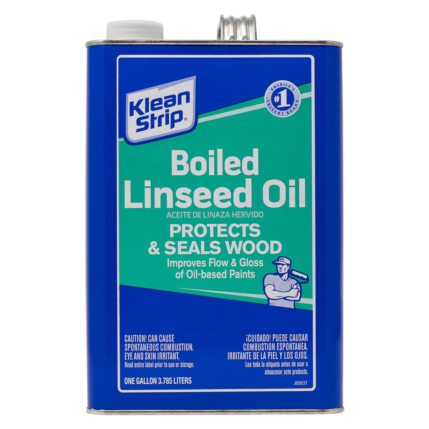 Klean-Strip Green GLO45 Boiled Linseed Oil 1-Gallon - High-Quality Wood ...