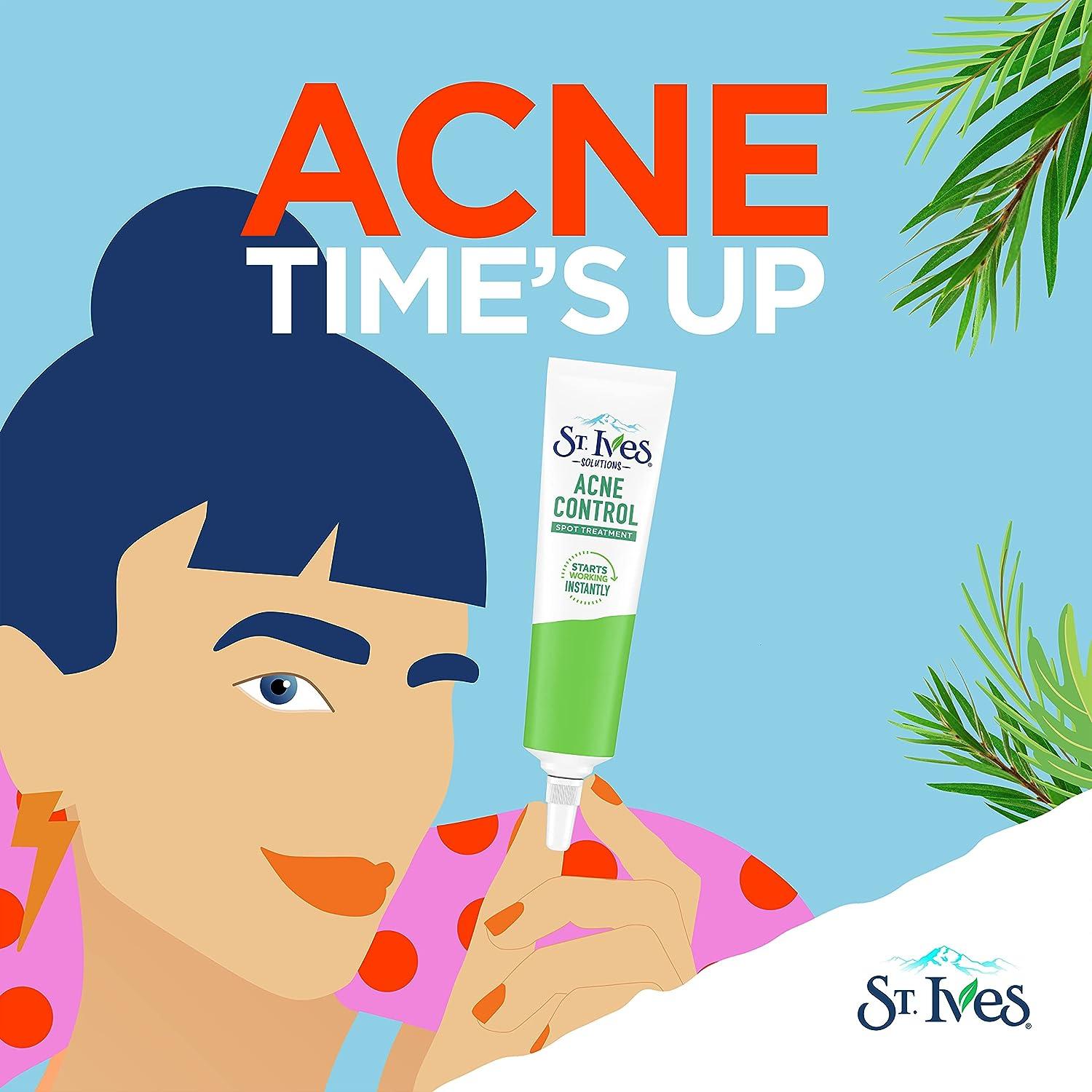 St. Ives Spot Treatment with 2% Salicylic Acid & Tea Tree Extract 0.75 ...