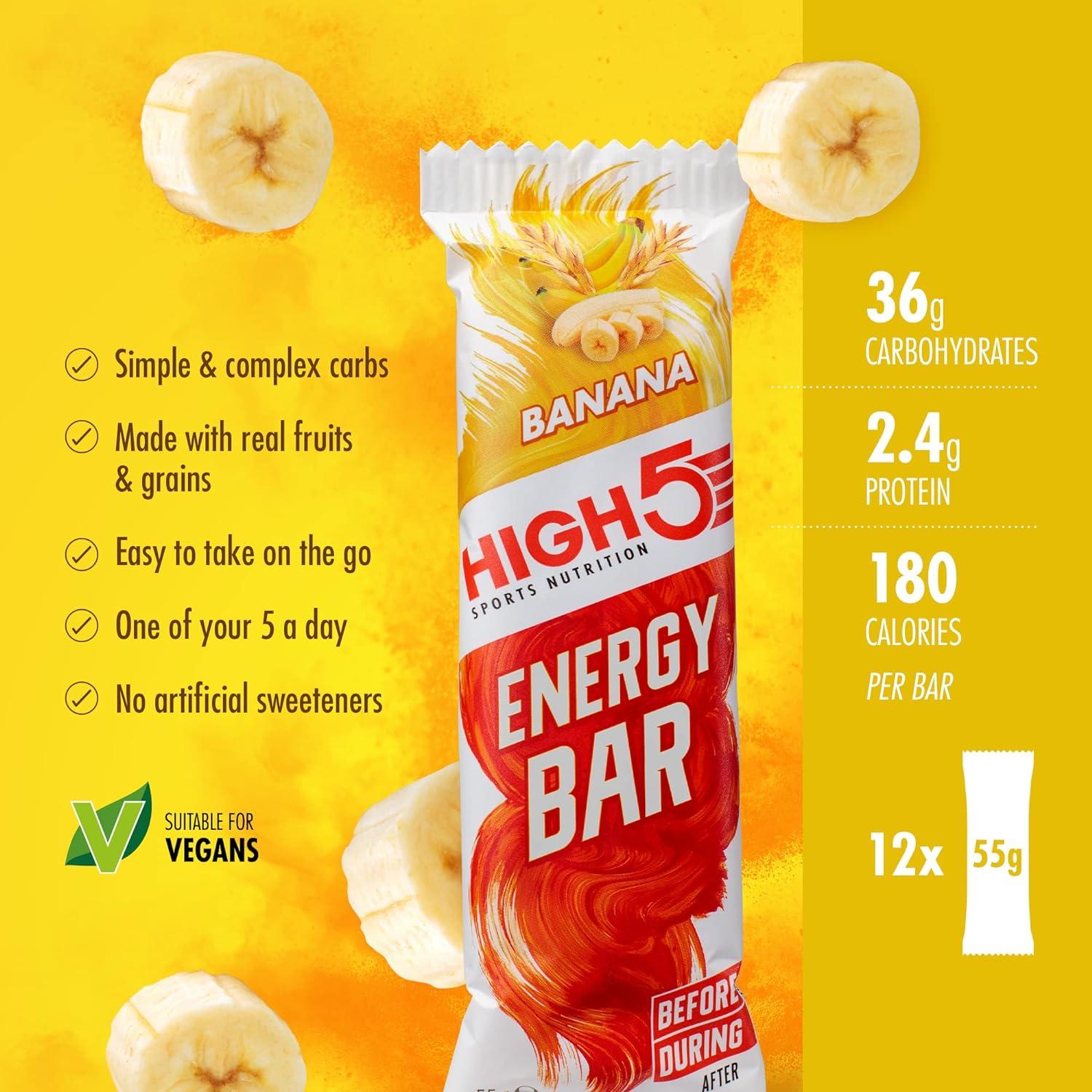 HIGH5 Energy Bar - Real Fruits Soft Bar - No Artificial Sweeteners ...