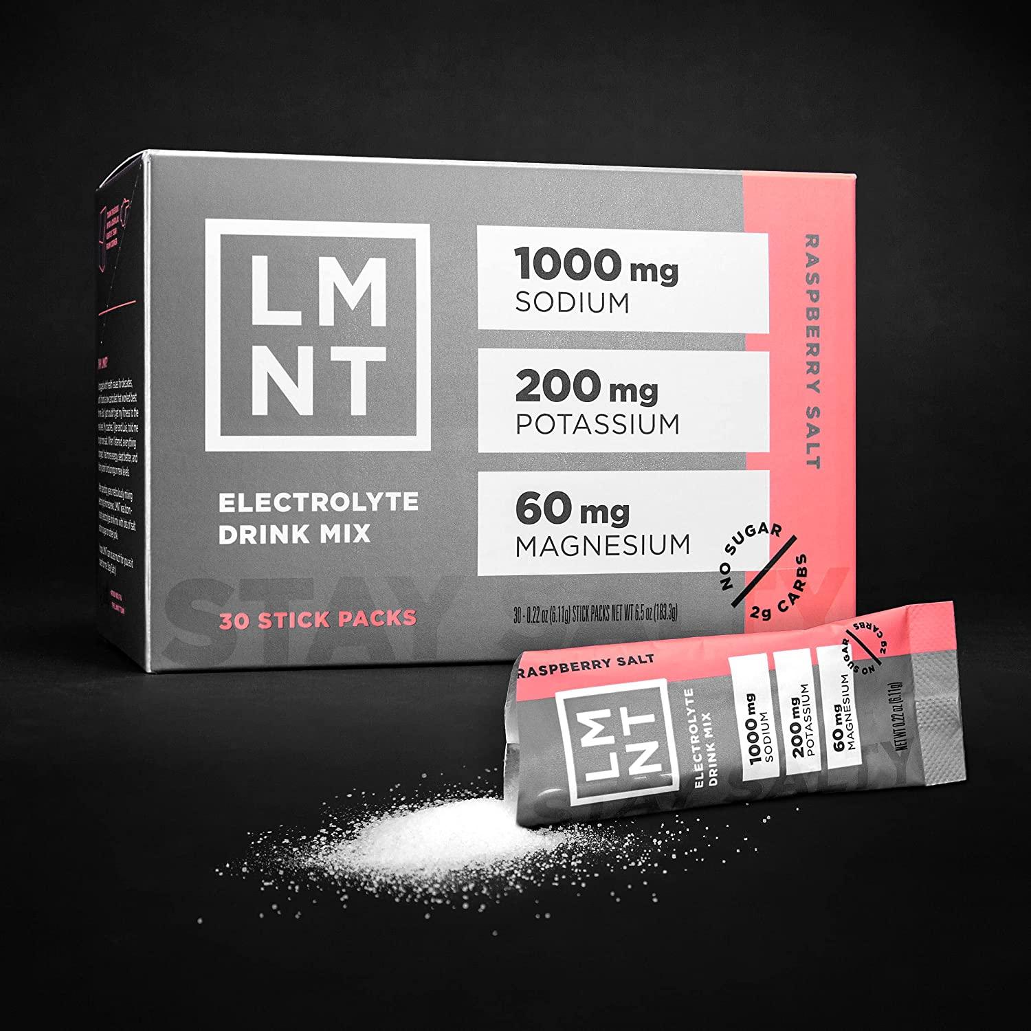 LMNT Keto Electrolyte Powder Packets | Paleo Hydration Powder | No Sugar No Artificial ...