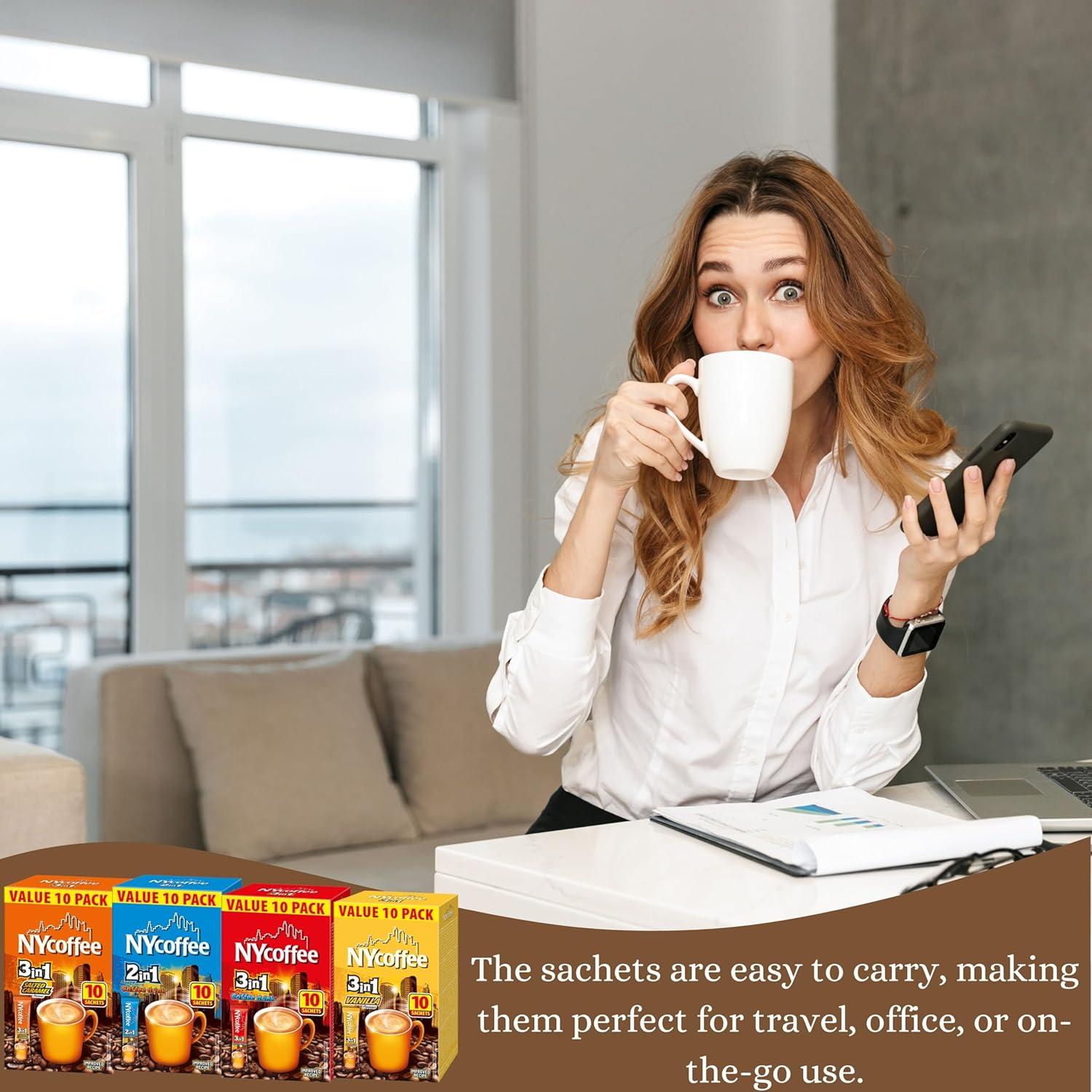 Coffee Sachets Individually Wrapped bundle contains Salted Caramel ...