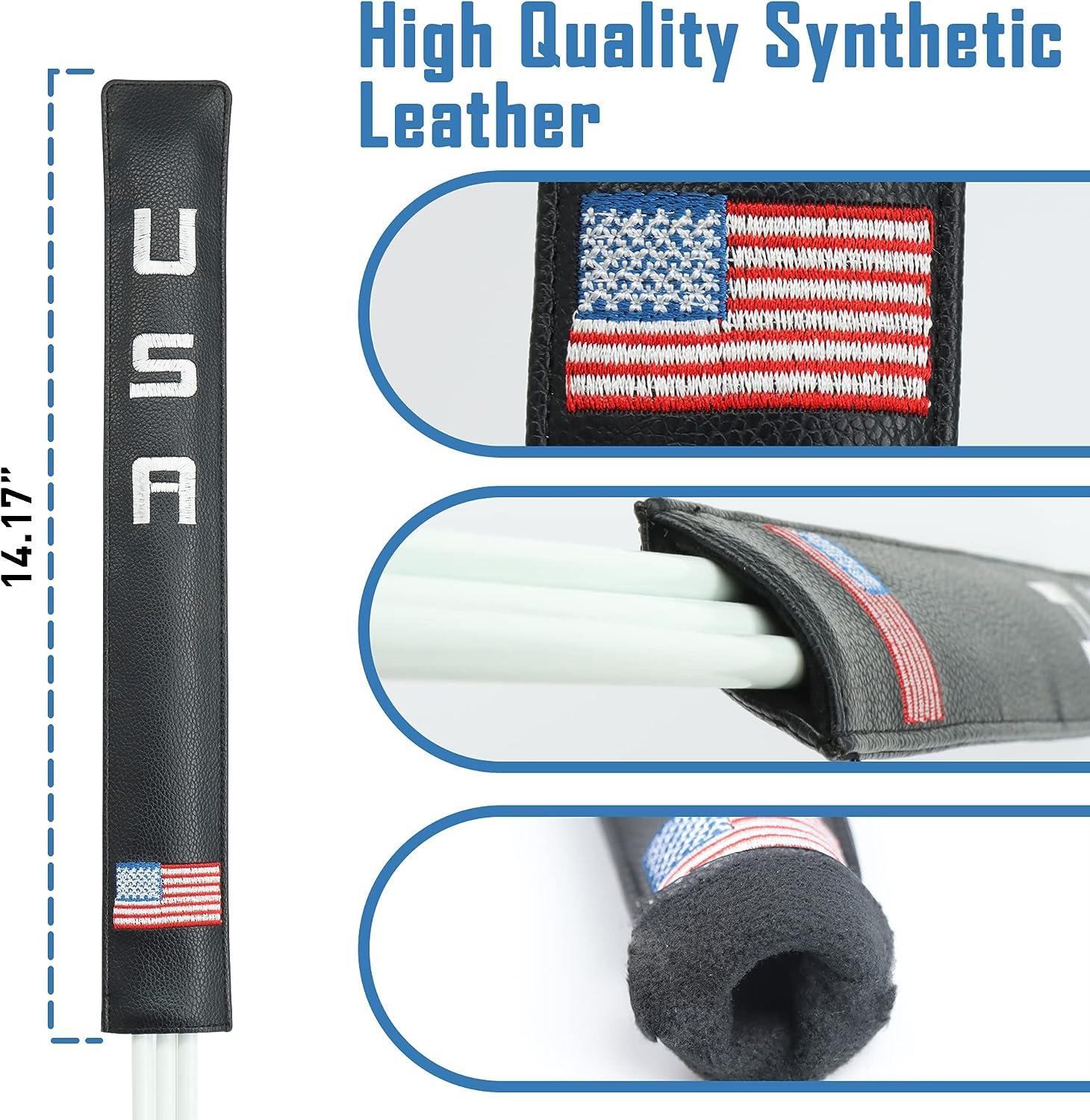 Premium Golf Alignment Stick Cover - Holds 3+ Sticks | Durable Case for ...