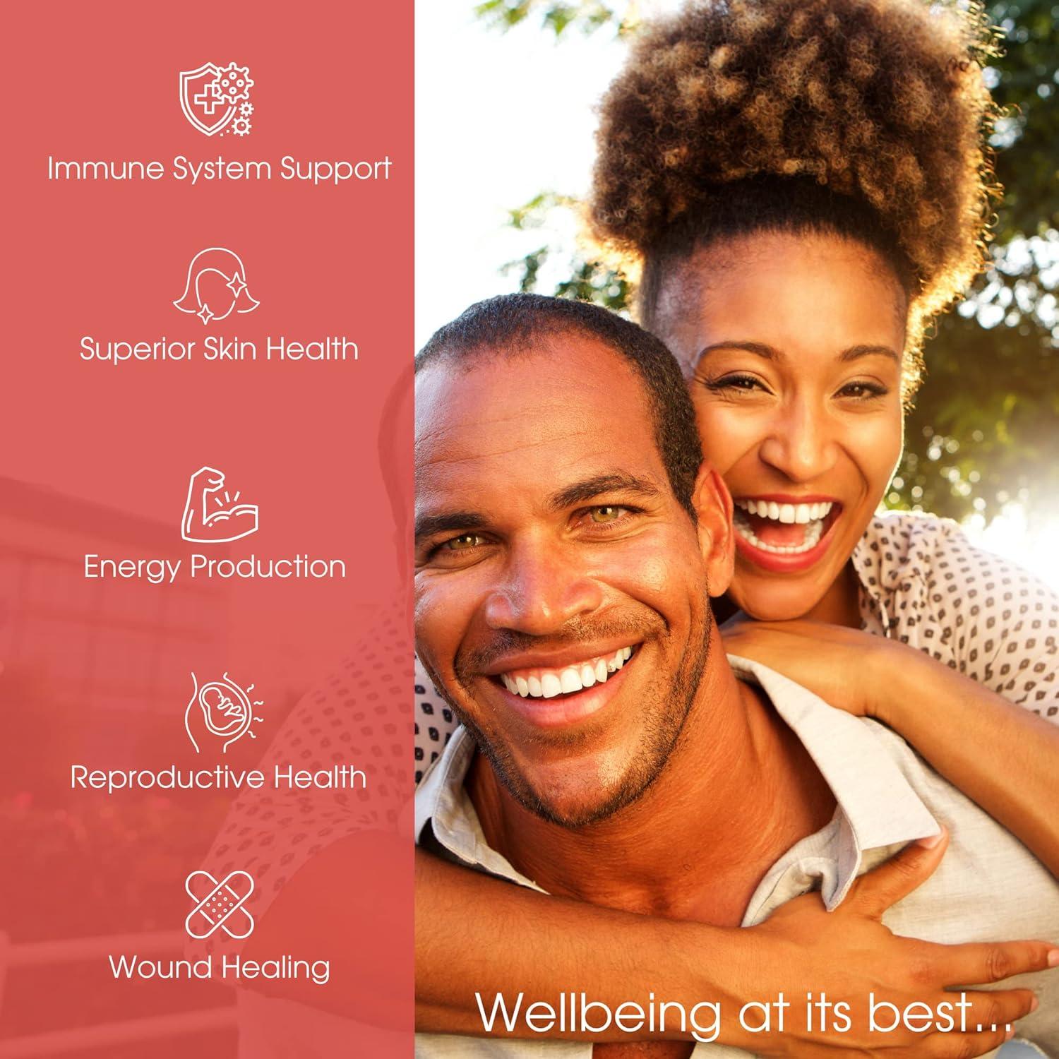 Mega Zinc Supplement 50mg - 3-in-1 Complex - 100 Tablets | Pure ...