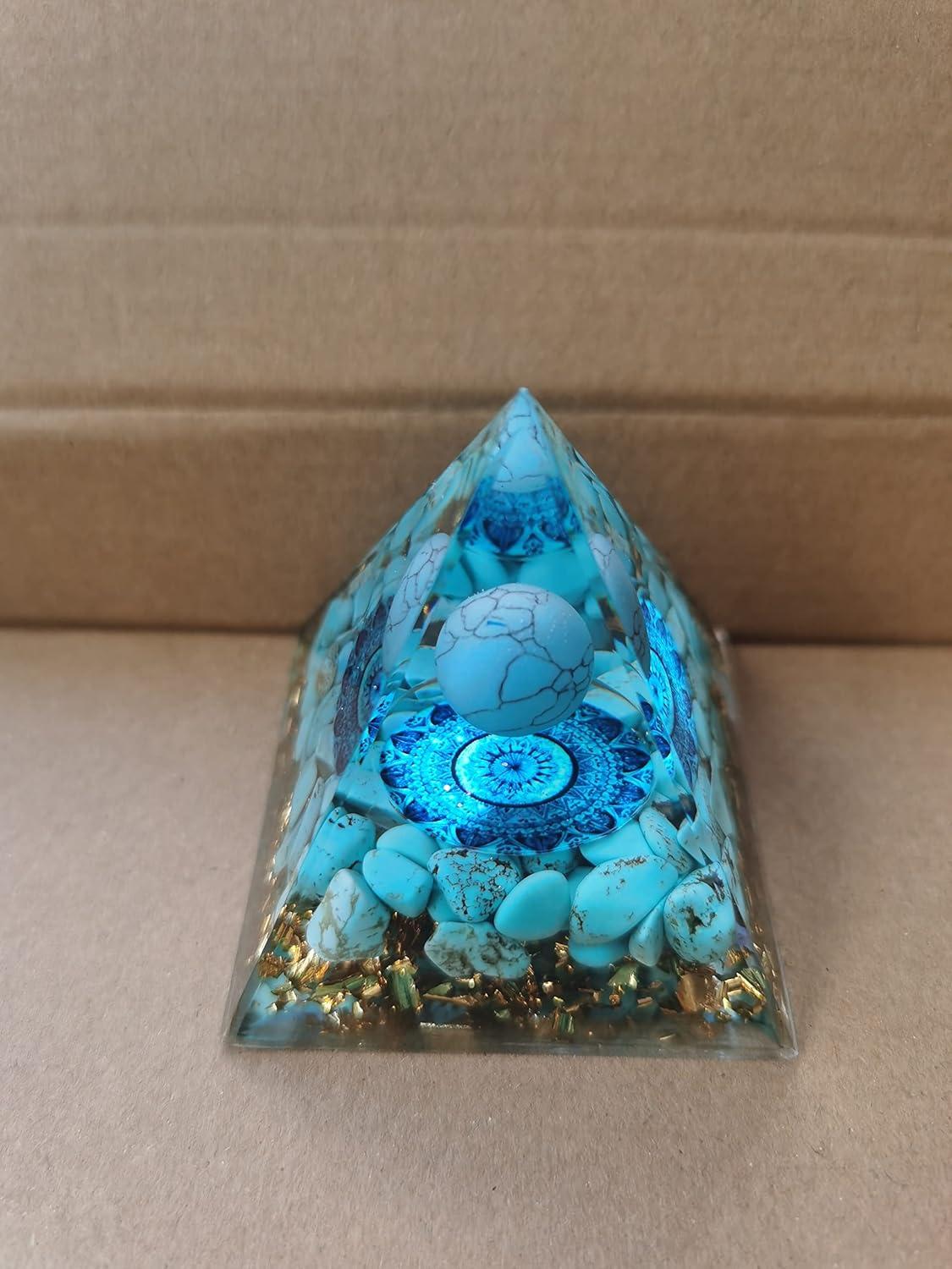 Crystal Pyramid Tree of Life Energy Quartz - Chakra Balance & Healing ...