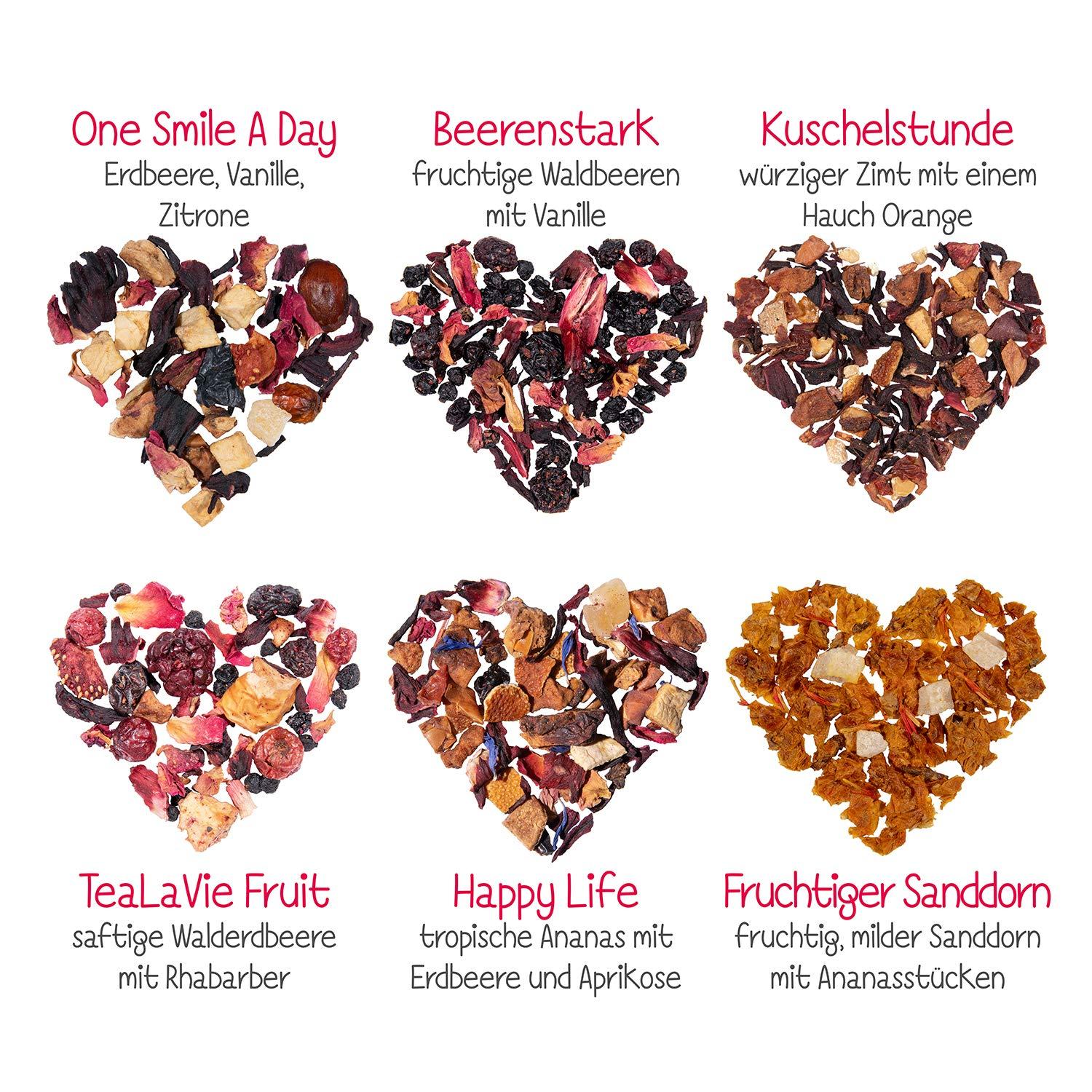 Tealavie 6 Series Fruit Gift Set (60g) - Perfect Present Box for Women ...