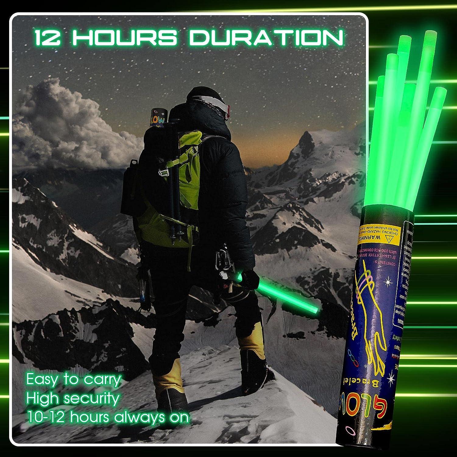 10 Pcs 14 Inch Industrial Grade Glow Sticks Bulk Jumbo Light Stick ...