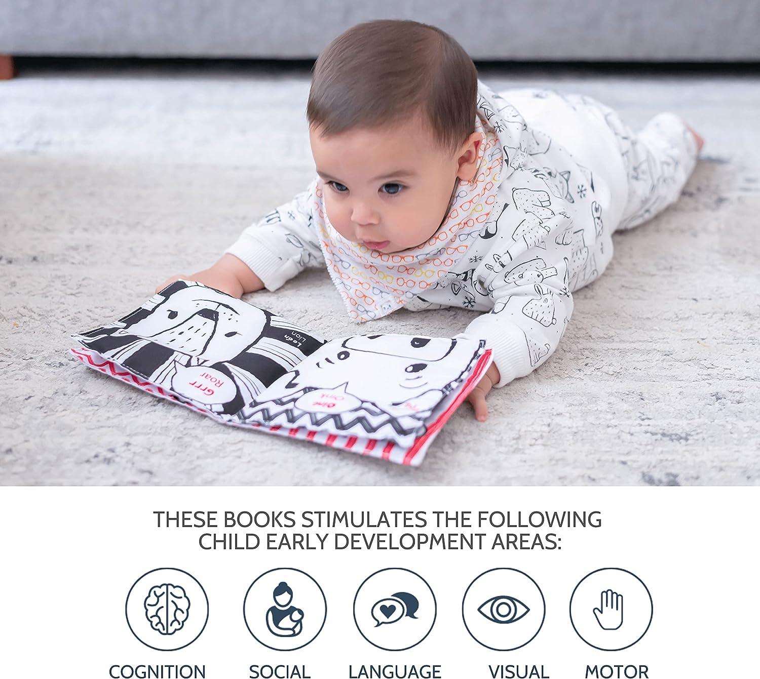 Just Imagine Bilingual Baby Cloth Book Set in Spanish and English ...