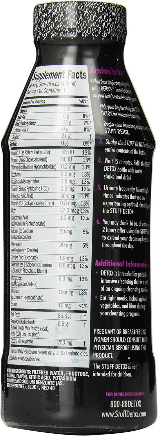 The Liquid Stuff One Hour Cleansing Drink Grape 16 fl oz - Gushing ...