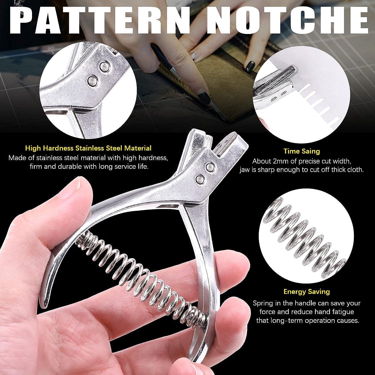 Mardatt 8Pcs Professional Leather Sewing Kit - Tracing Wheels, Pattern ...