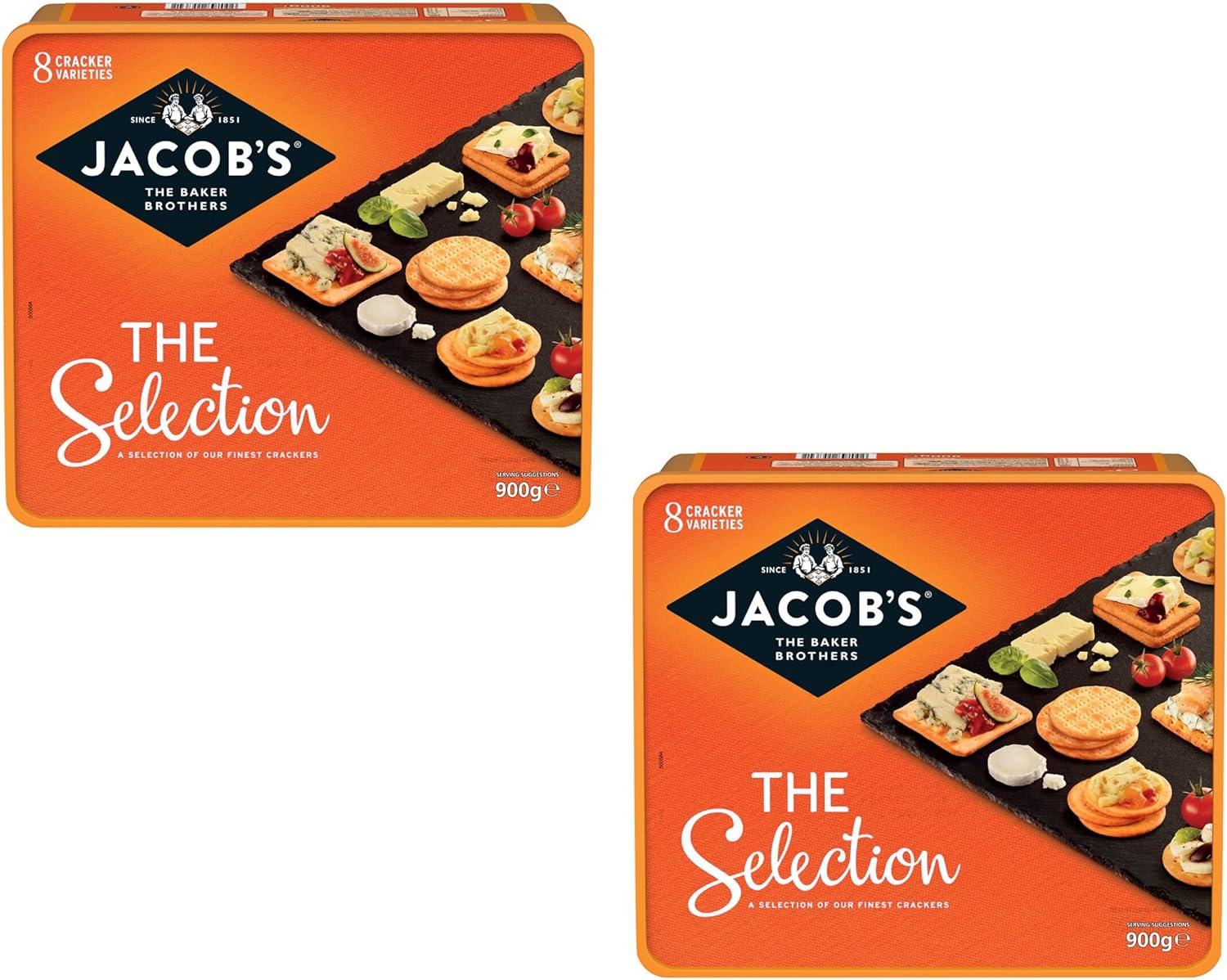 Jacob's Biscuits for Cheese Selection 2 x 900g - 8 Different Selection ...