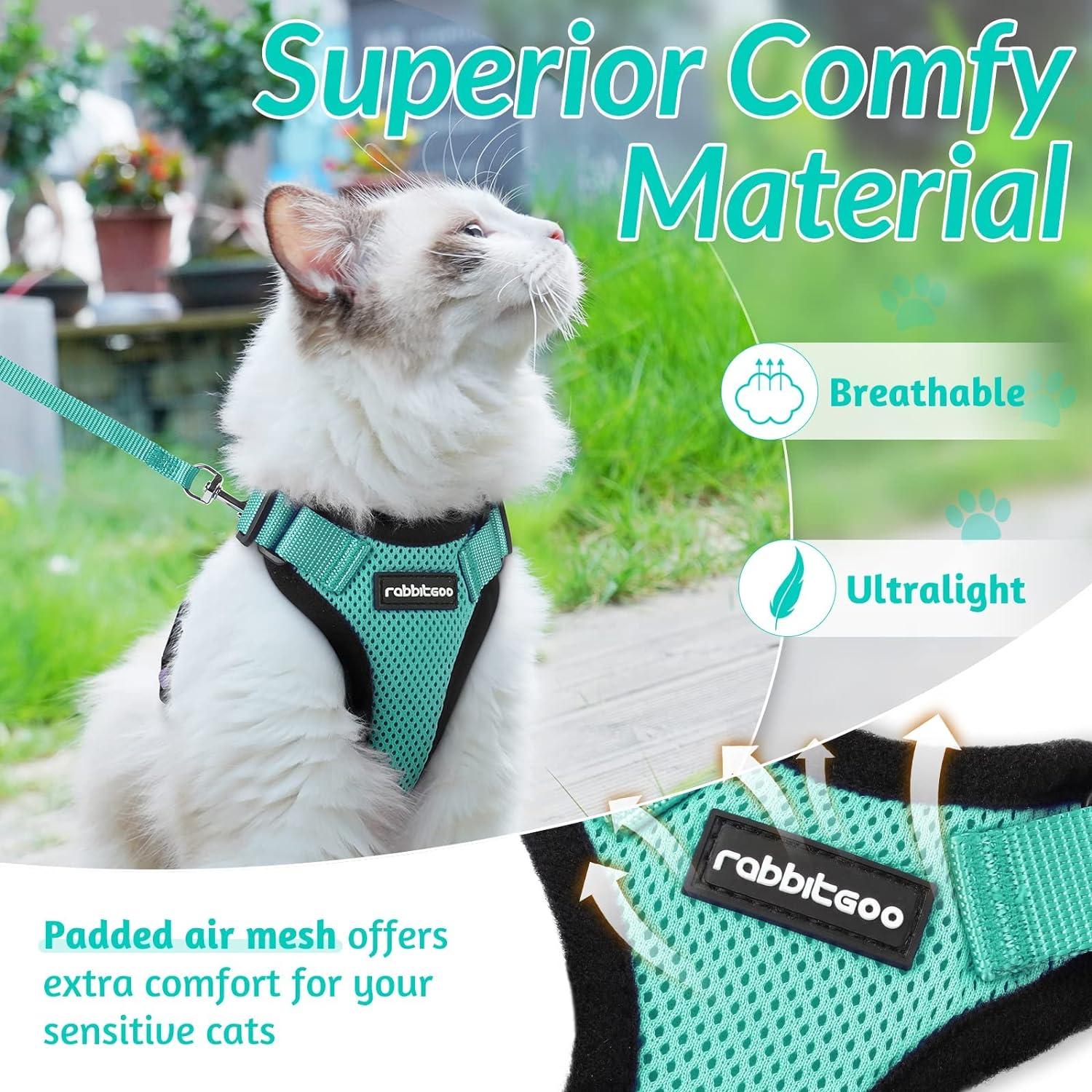 Rabbitgoo Breakage-Proof Cat Dishes & Harness Sets | Durable Cat ...