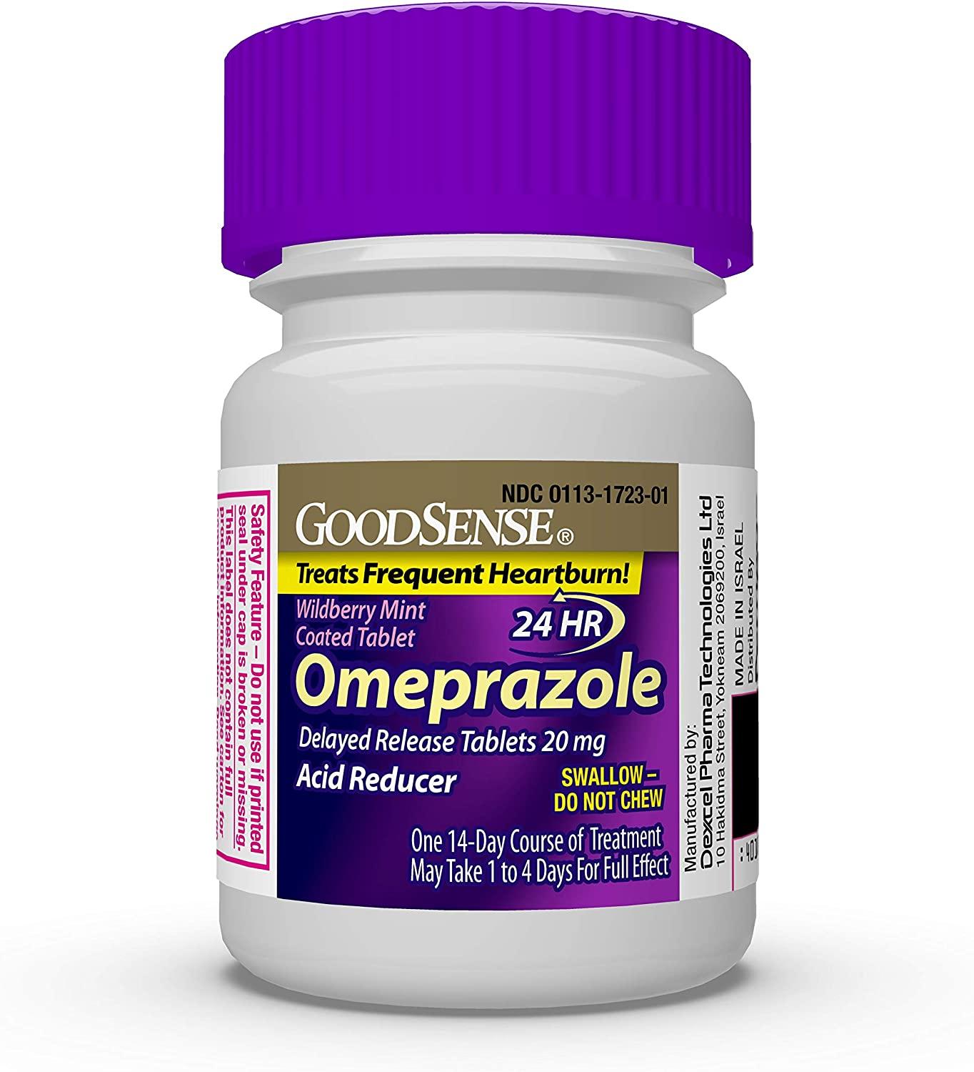 GoodSense Omeprazole 20mg Delayed Release Tablets - 42 Count Wildberry ...