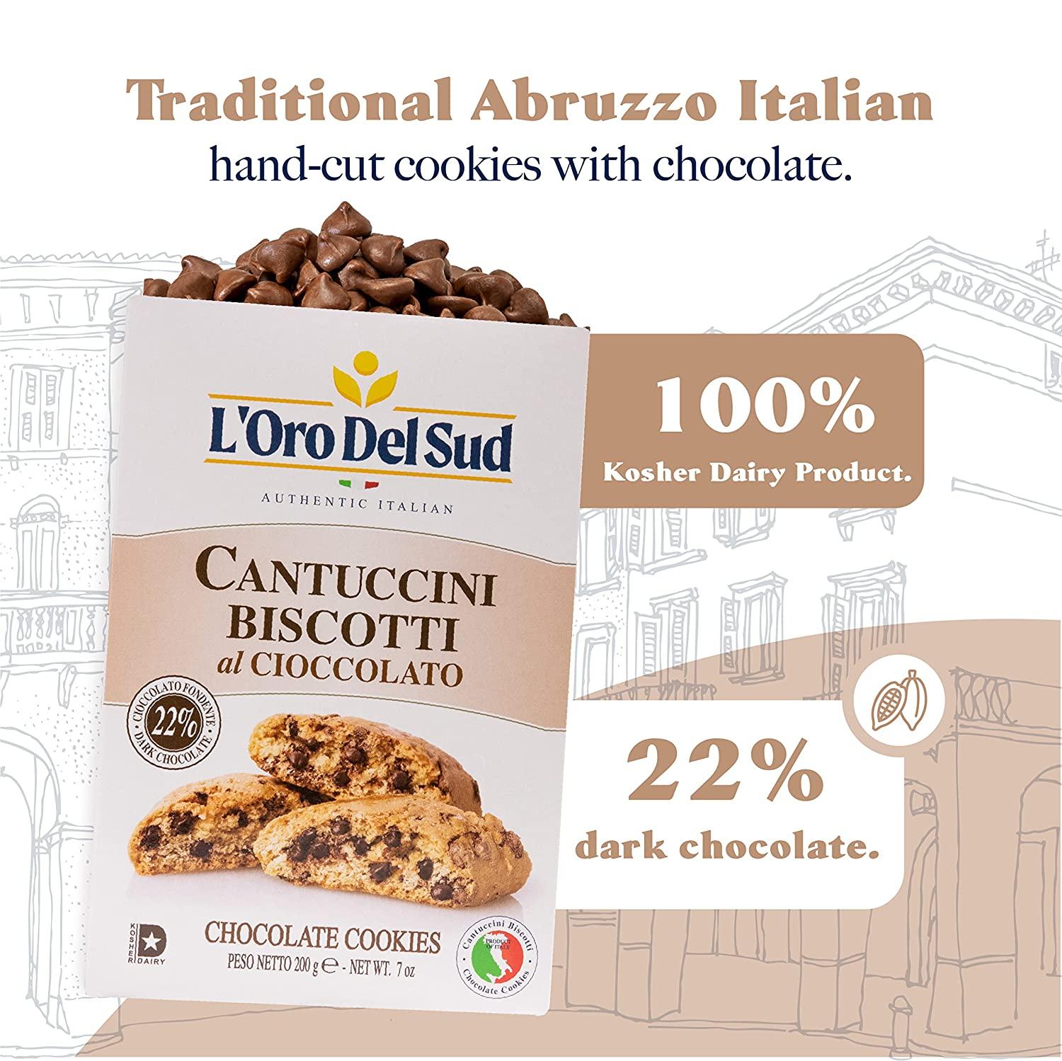 Authentic Italian Chocolate Biscotti Cantuccini d'Abruzzo - 200g/7oz ...