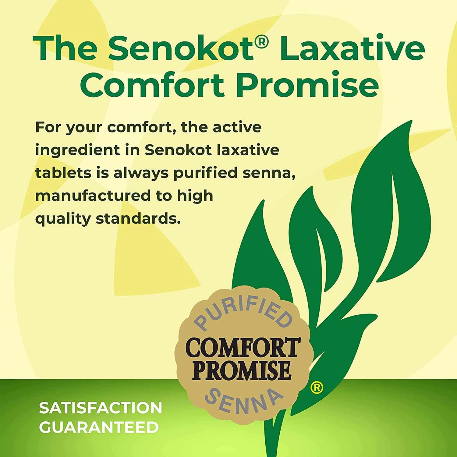 Senokot Regular Strength Natural Vegetable Laxative Tablets - 50 Count ...