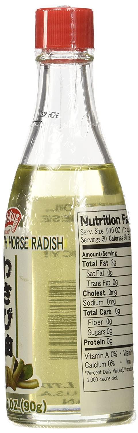Shirakiku Horse Radish (Wasabi) Oil 3.17oz - Premium Vegetable Oil ...
