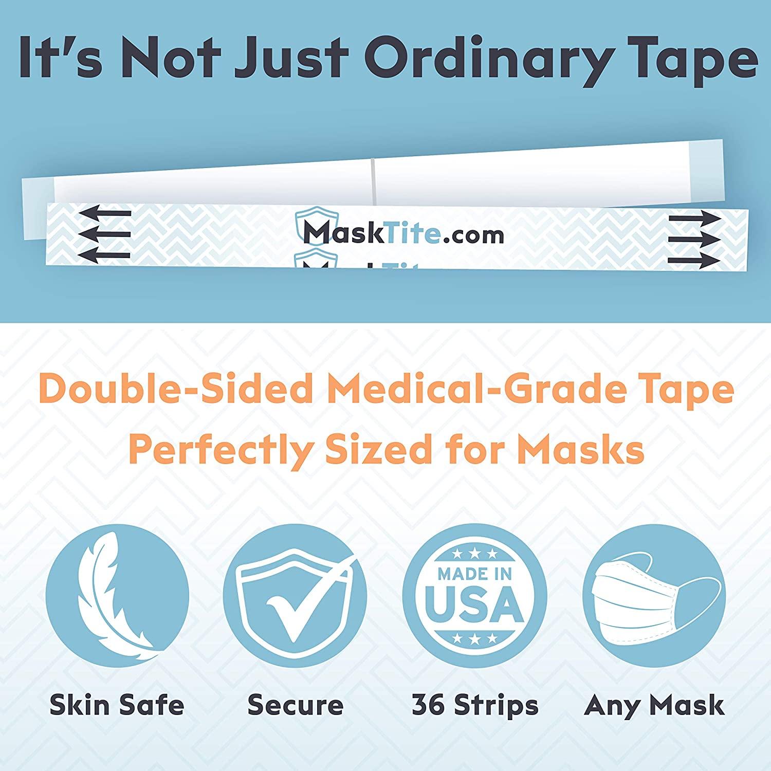 MaskTite: No Fogging Glasses, No Slipping Masks, No Gaps - 36 Precut ...