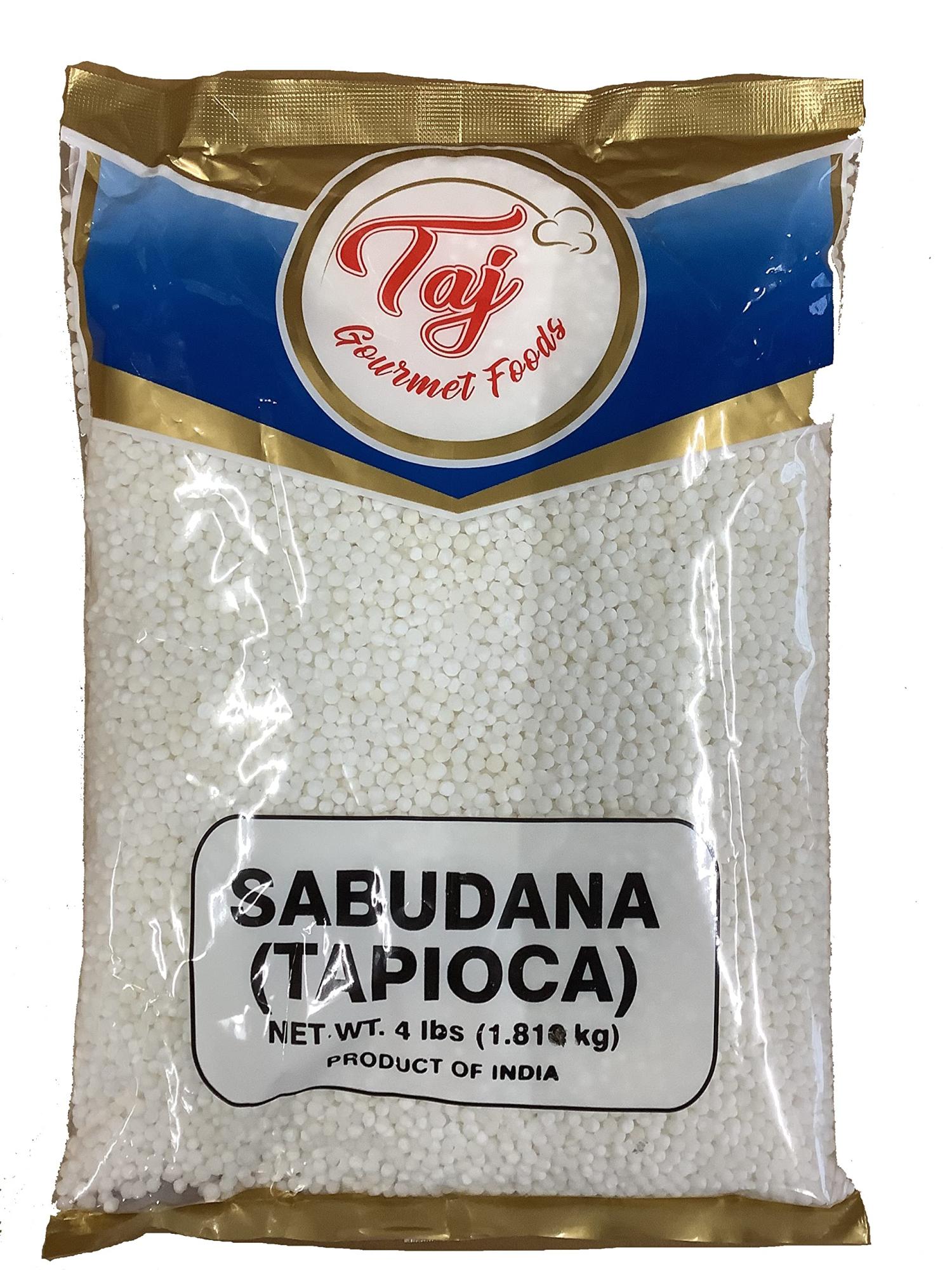 Taj Sabudana (Sago Tapioca) - Premium Sago Pearls - 4lbs | Buy Now with ...