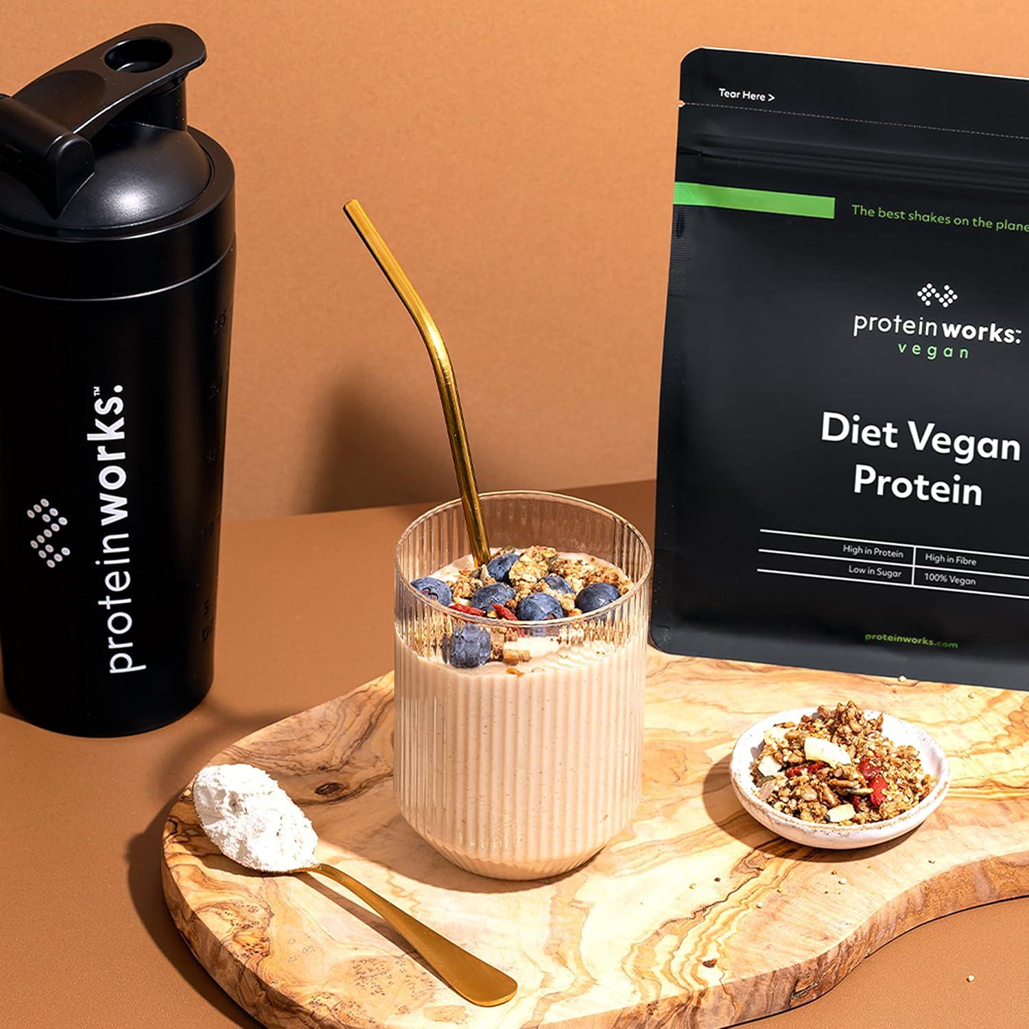 Buy Protein Works Diet Vegan Protein Shake - Vanilla Creme 500g | High ...