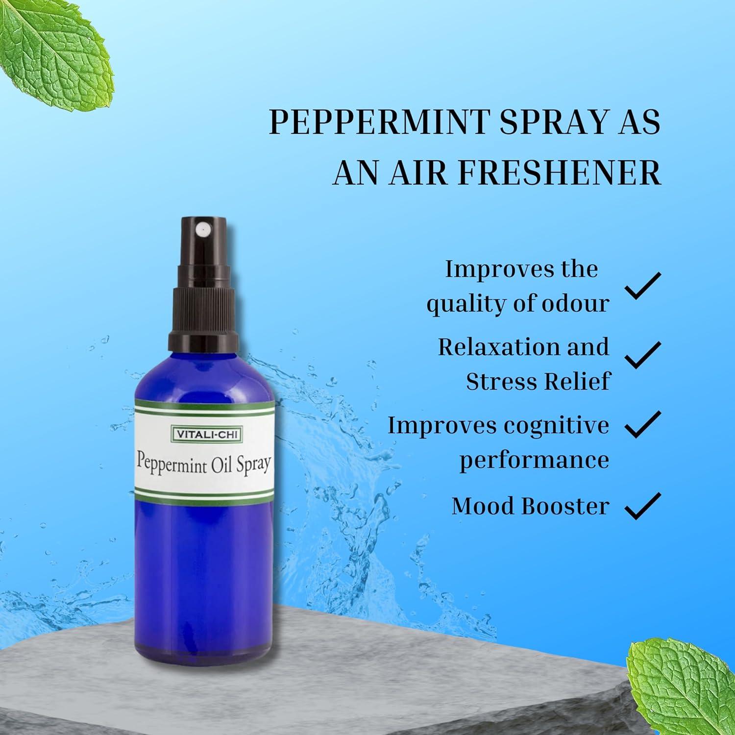 Vitali-Chi Peppermint Essential Oil Spray 50ml | Home Air Freshener ...