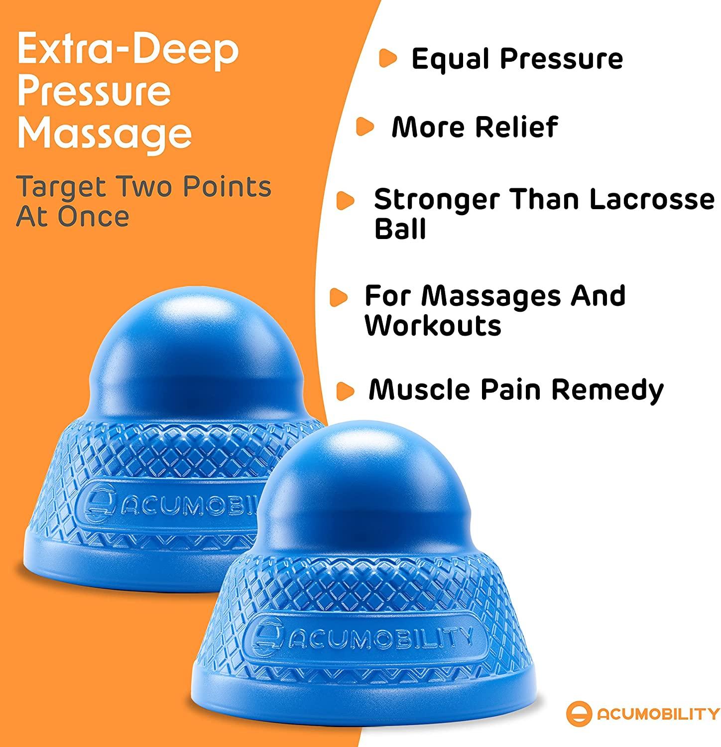 Acumobility Deep Trigger Point Massage Ball 2 Pack - Chiropractor ...