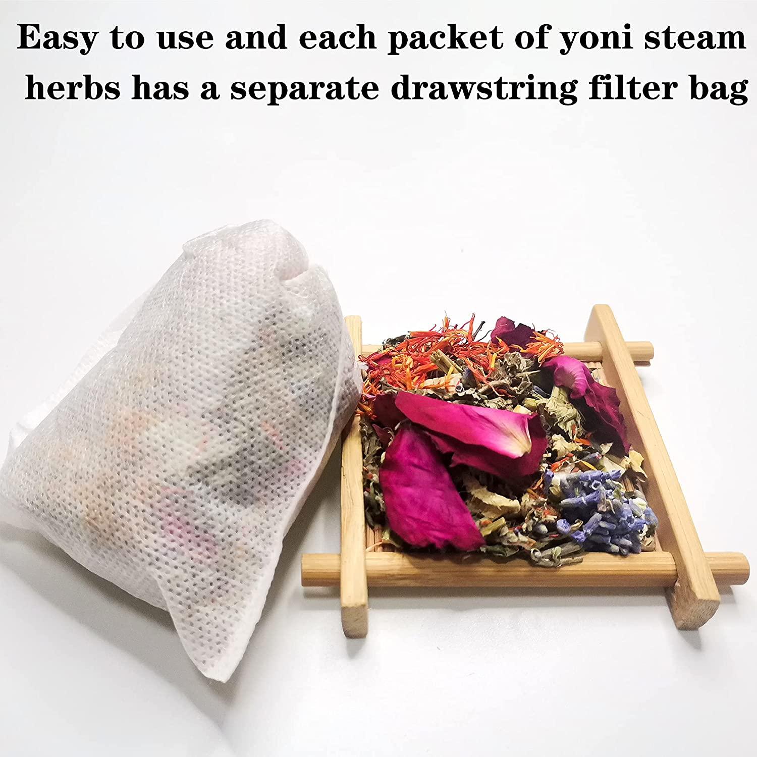 Organic Yoni Steam Herbs 6.7oz - Cleansing & Tightening V Steam Kit for ...