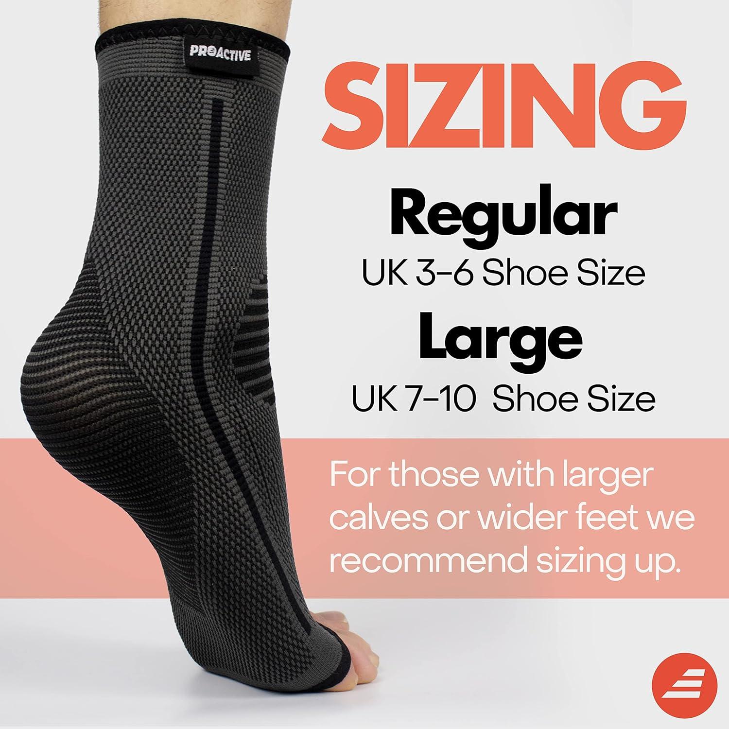 ProActive Plantar Fasciitis Recovery Kit Compression Socks One Pair ...