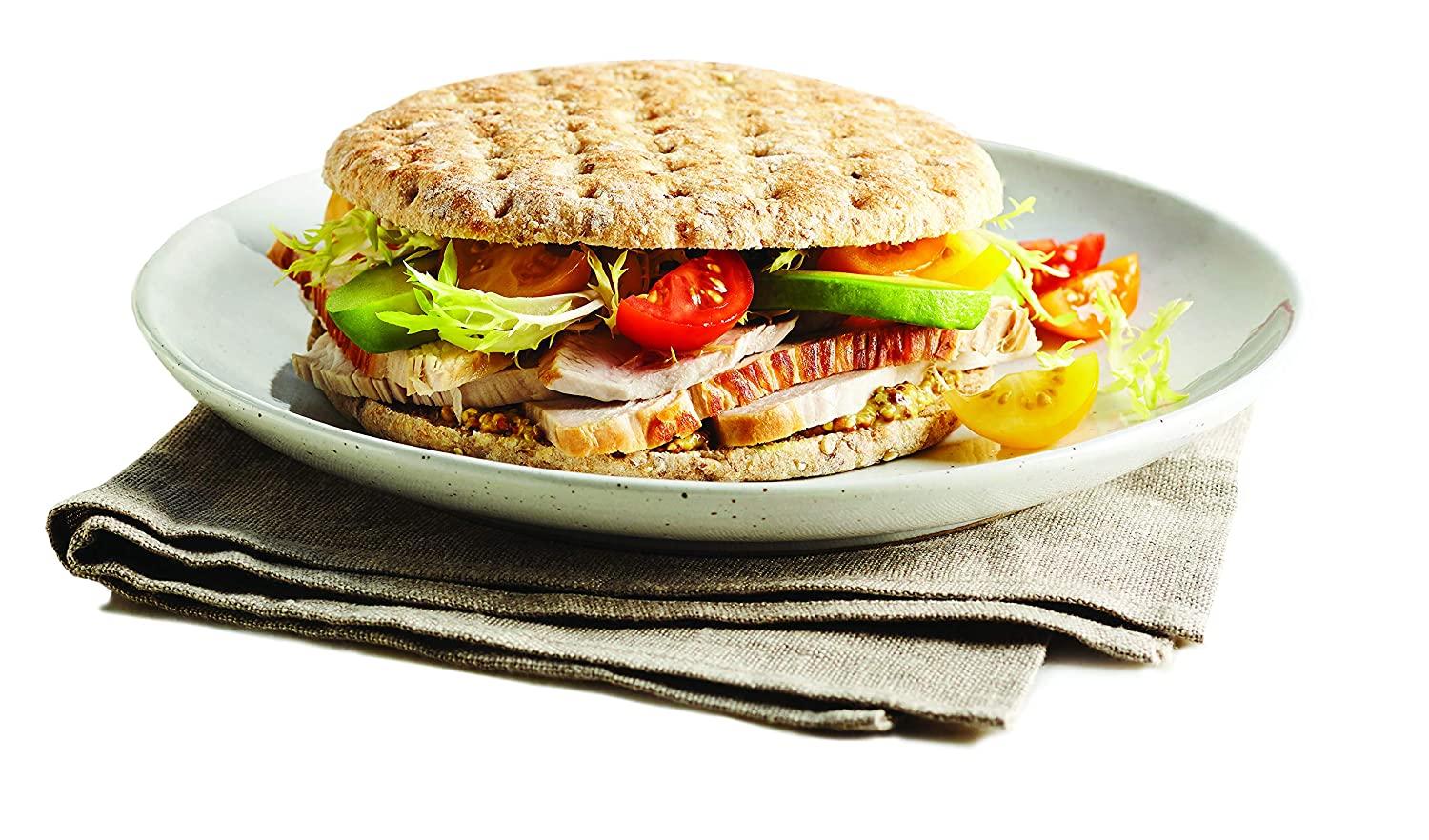 Ozery Bakery 100 Calorie Whole Wheat OneBun Pita Bread Thin Buns - 8 ...