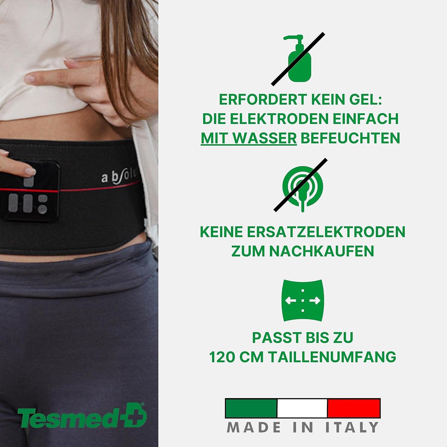 Tesmed Absolute: Electric EMS Abdominal Muscle Trainer Belt - 15 ...
