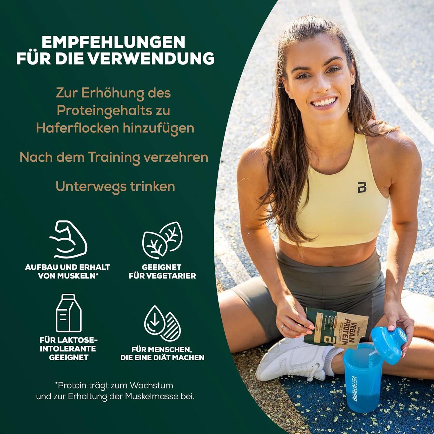 BiotechUSA Vegan Protein Shake - Rice & Pea Base with Superfoods Amino ...