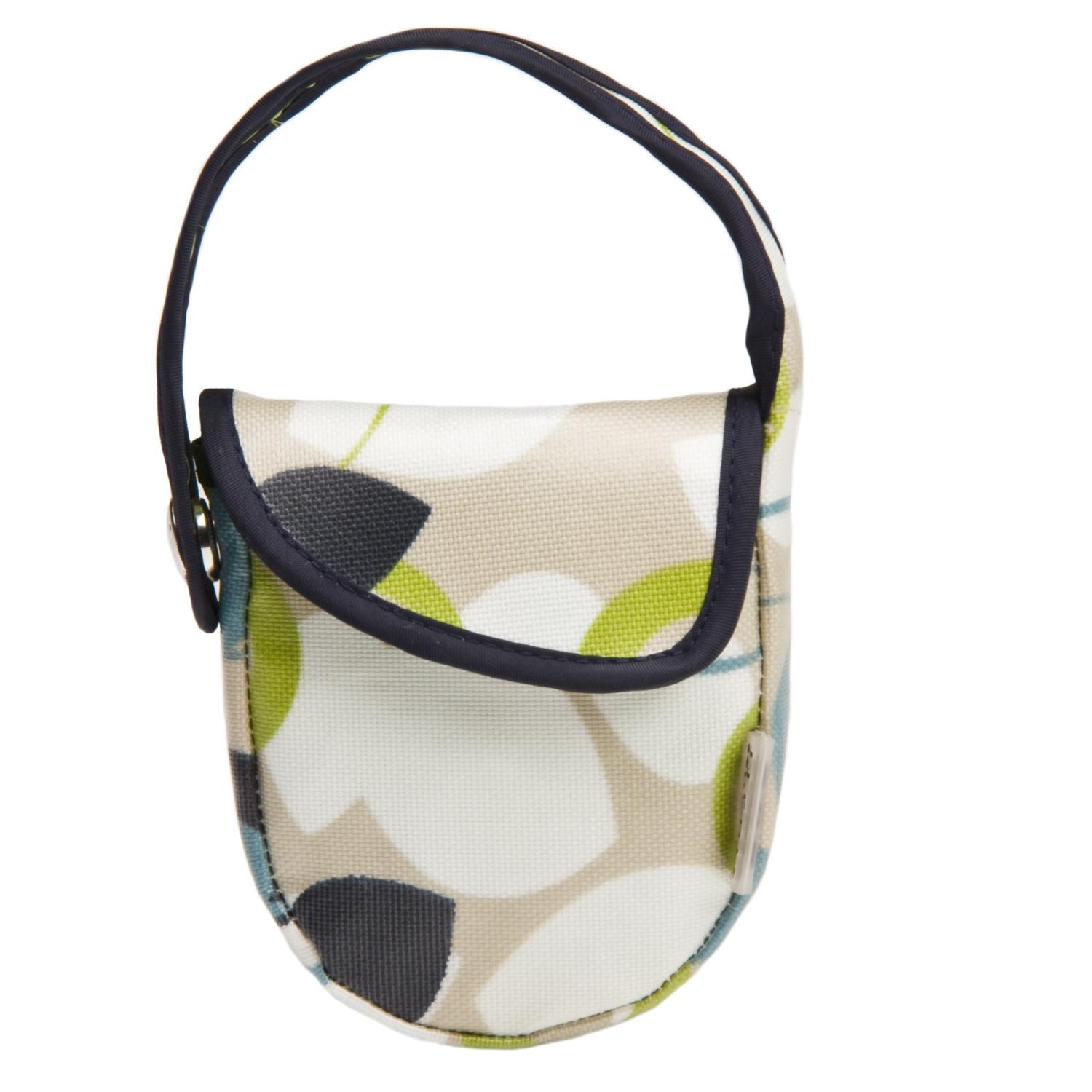 JJ Cole PIBV Pacifier Bag & Pod - Stylish Blue Green Pacifier Storage ...