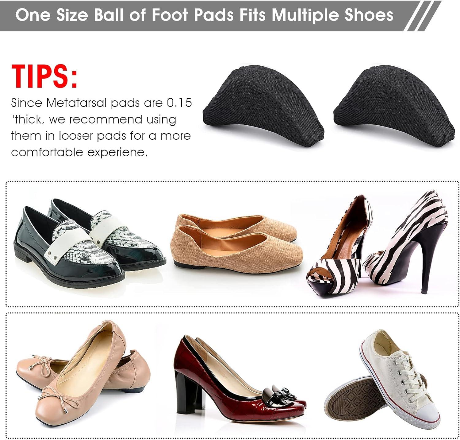 Adjustable Soft Sponge Shoe Fillers | Big Toe Plug Inserts for High ...