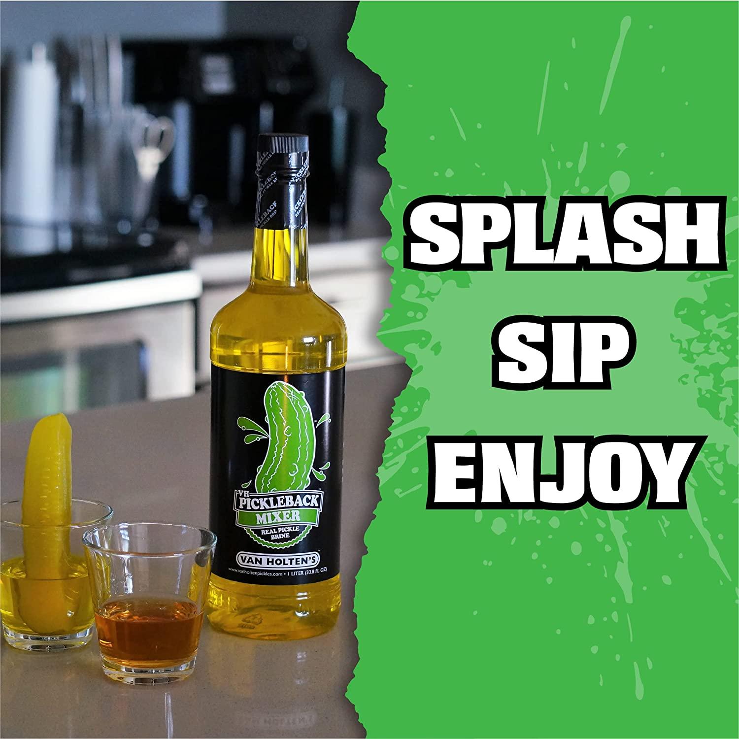 Van Holten's Pickle Brine Pickleback Mixer - 1 Liter (33.8 Fl Oz ...