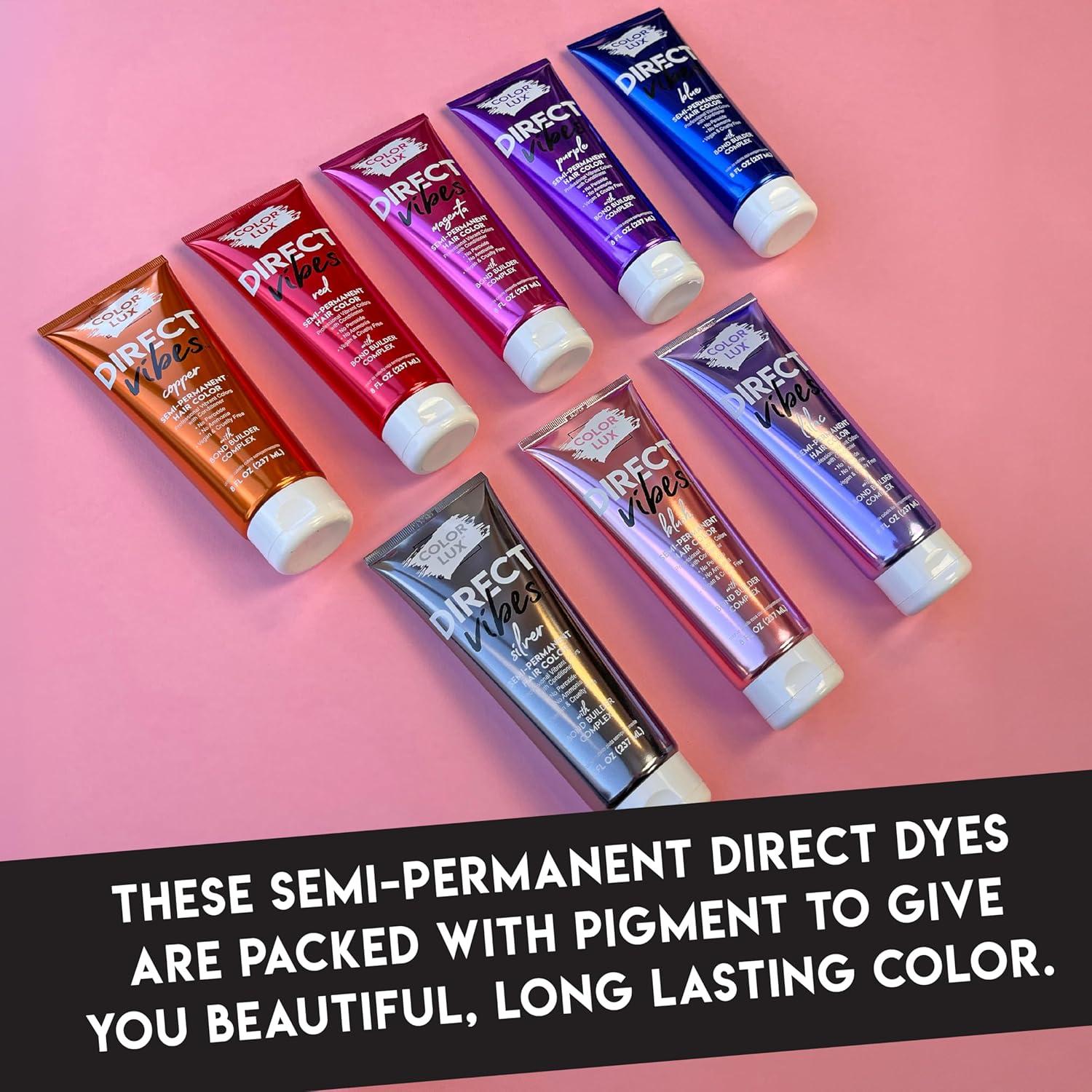 Buy Direct Vibes Semi-Permanent Hair Color in Silver | Vibrant Long ...