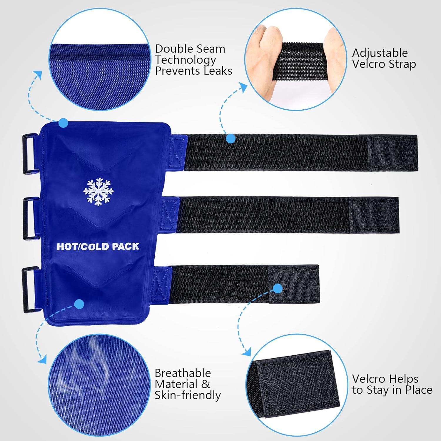 Nord Freeze Shin Splint Relief - 2 Pack Ice Packs for Shin Splints and ...