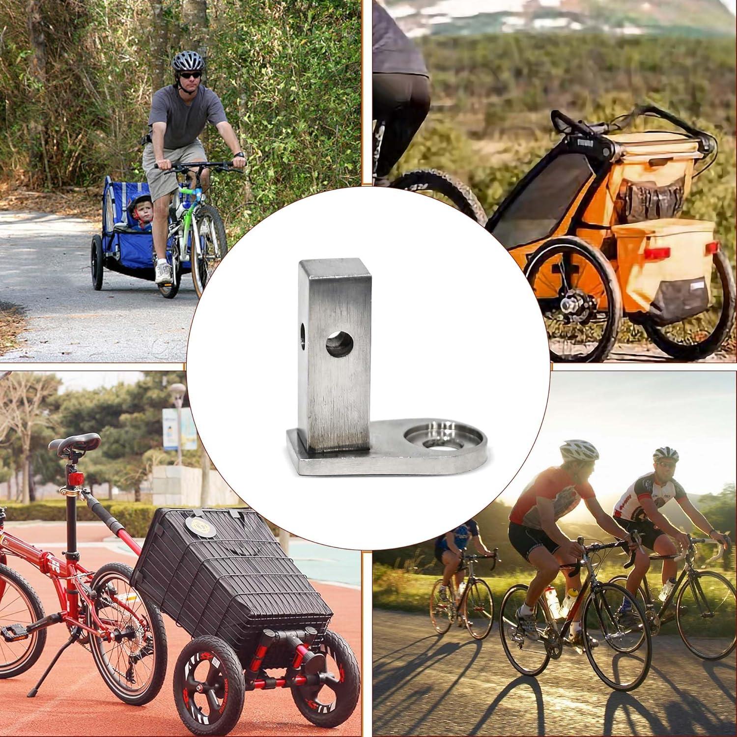 Bicycle Trailer Coupling & Adapter - Universal Stainless Steel Axle for ...